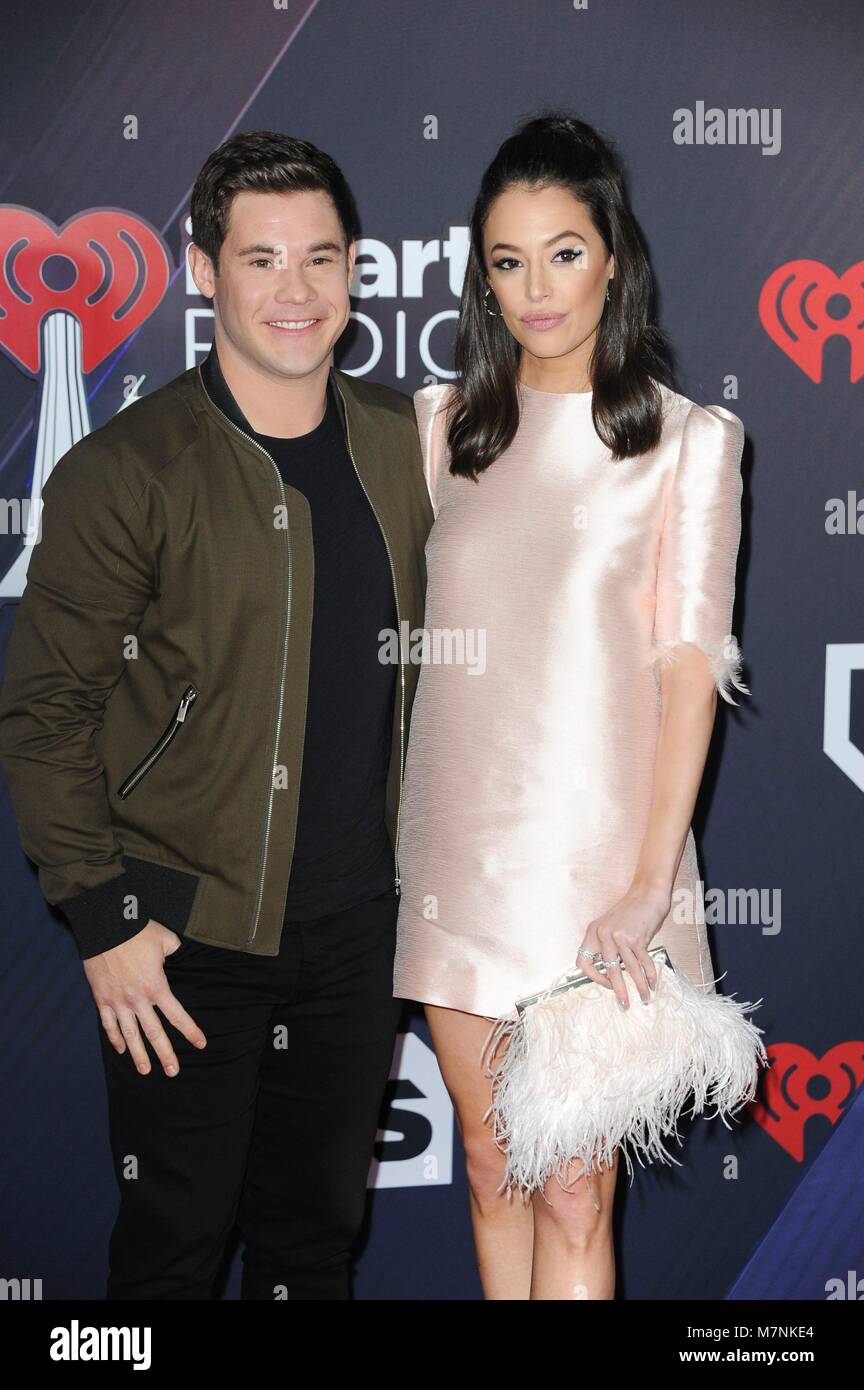 Los Angeles, CA, USA. 11th Mar, 2018. Adam DeVine, Chloe Bridges at ...