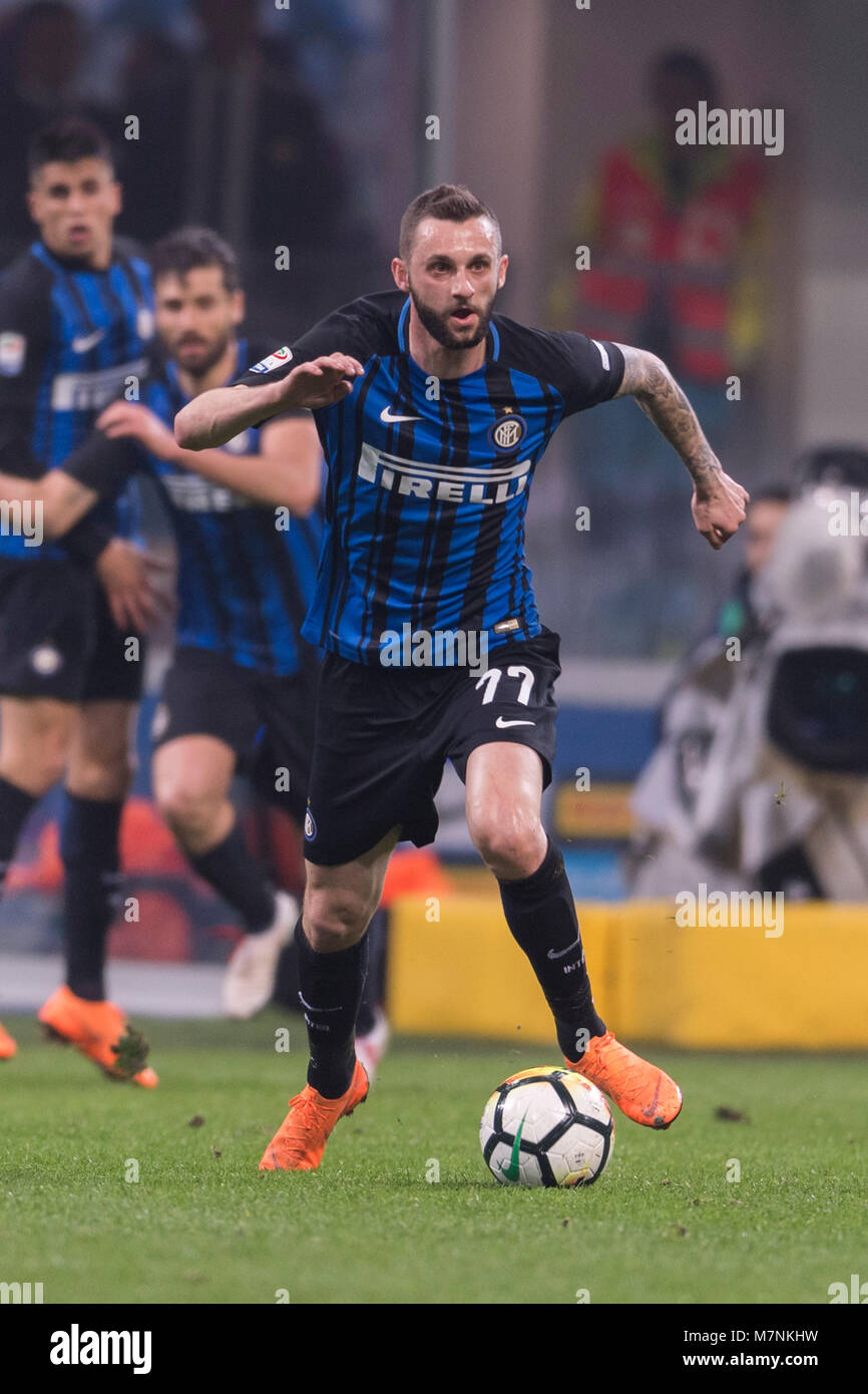 Marcelo Brozovic of Inter during the Italian "Serie A" match between ...