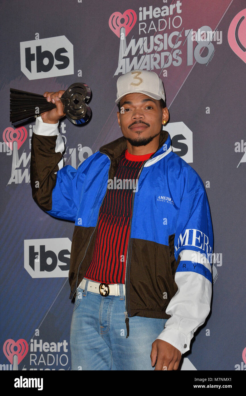 Los Angeles, USA. 11th Mar, 2018.Chance The Rapper at the 2018 ...