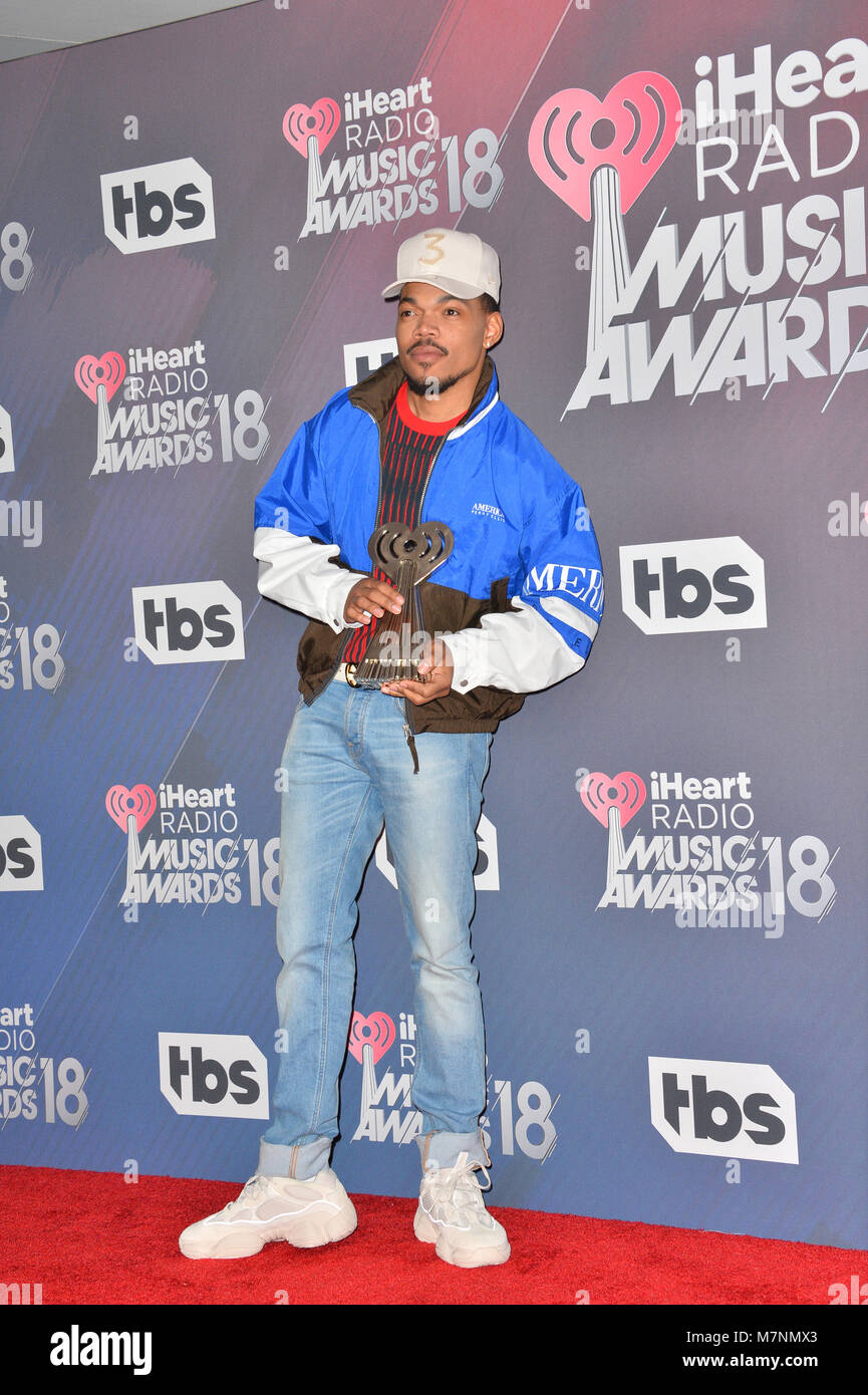Los Angeles, USA. 11th Mar, 2018.Chance The Rapper at the 2018 ...