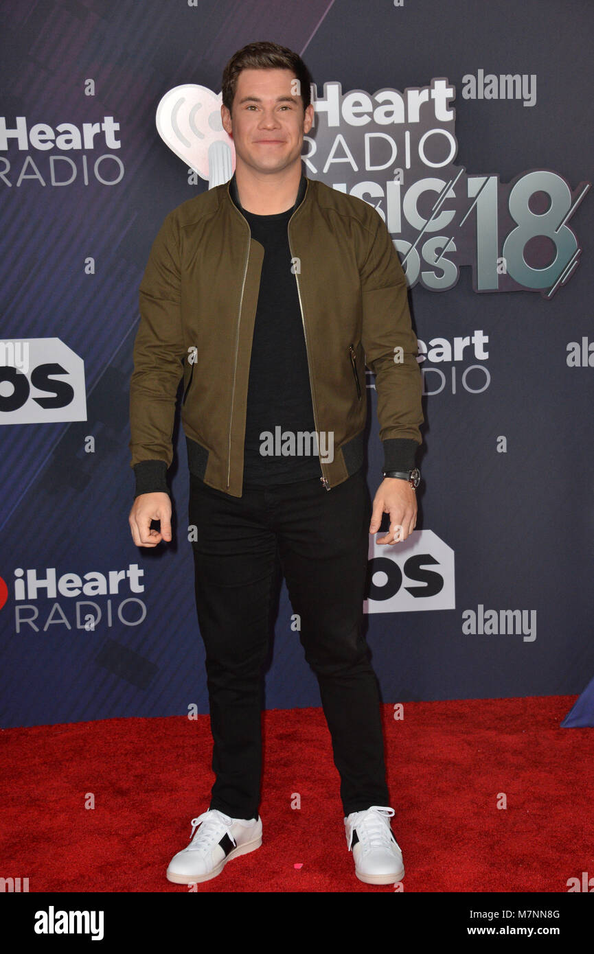 Los Angeles, USA. 11th Mar, 2018.Adam DeVine at the 2018 iHeartRadio ...