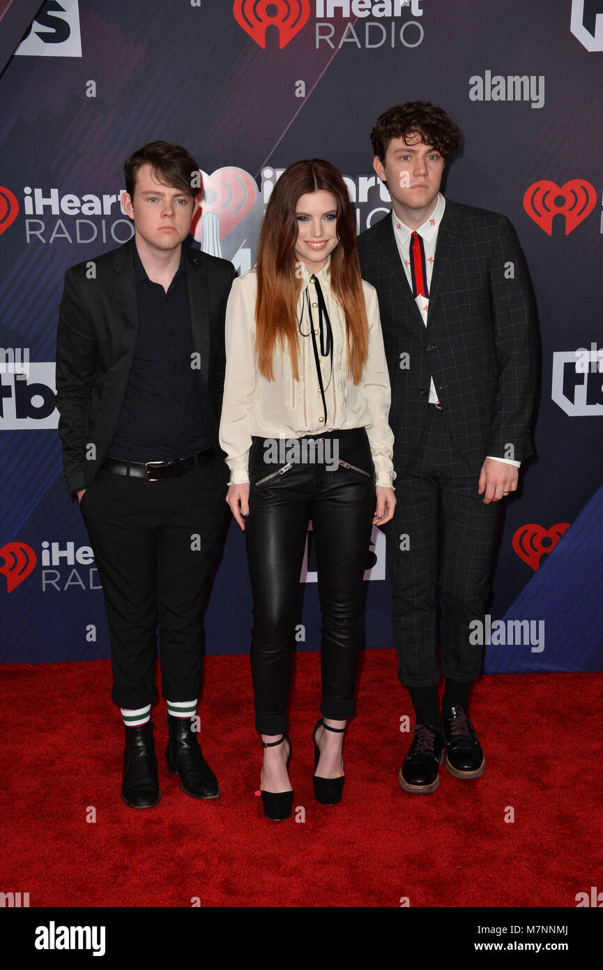 Los Angeles, USA. 11th Mar, 2018.Echosmith - Sydney Sierota, Noah ...