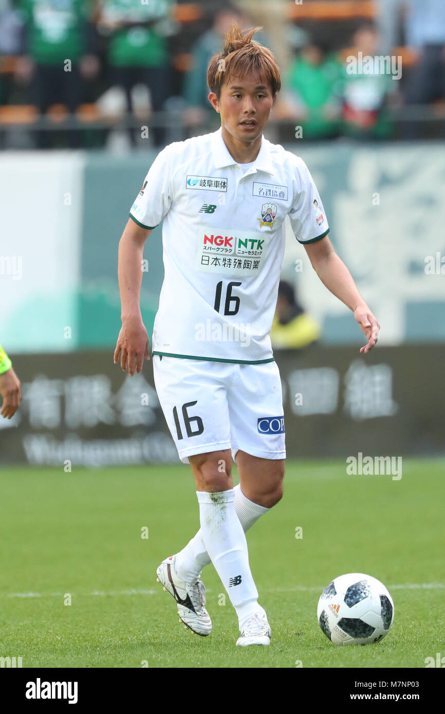 Fukuda Denshi Arena, Chiba, Japan. 11th Mar, 2018. Takayuki Fukumura (FC Gifu), MARCH 11, 2018 ...