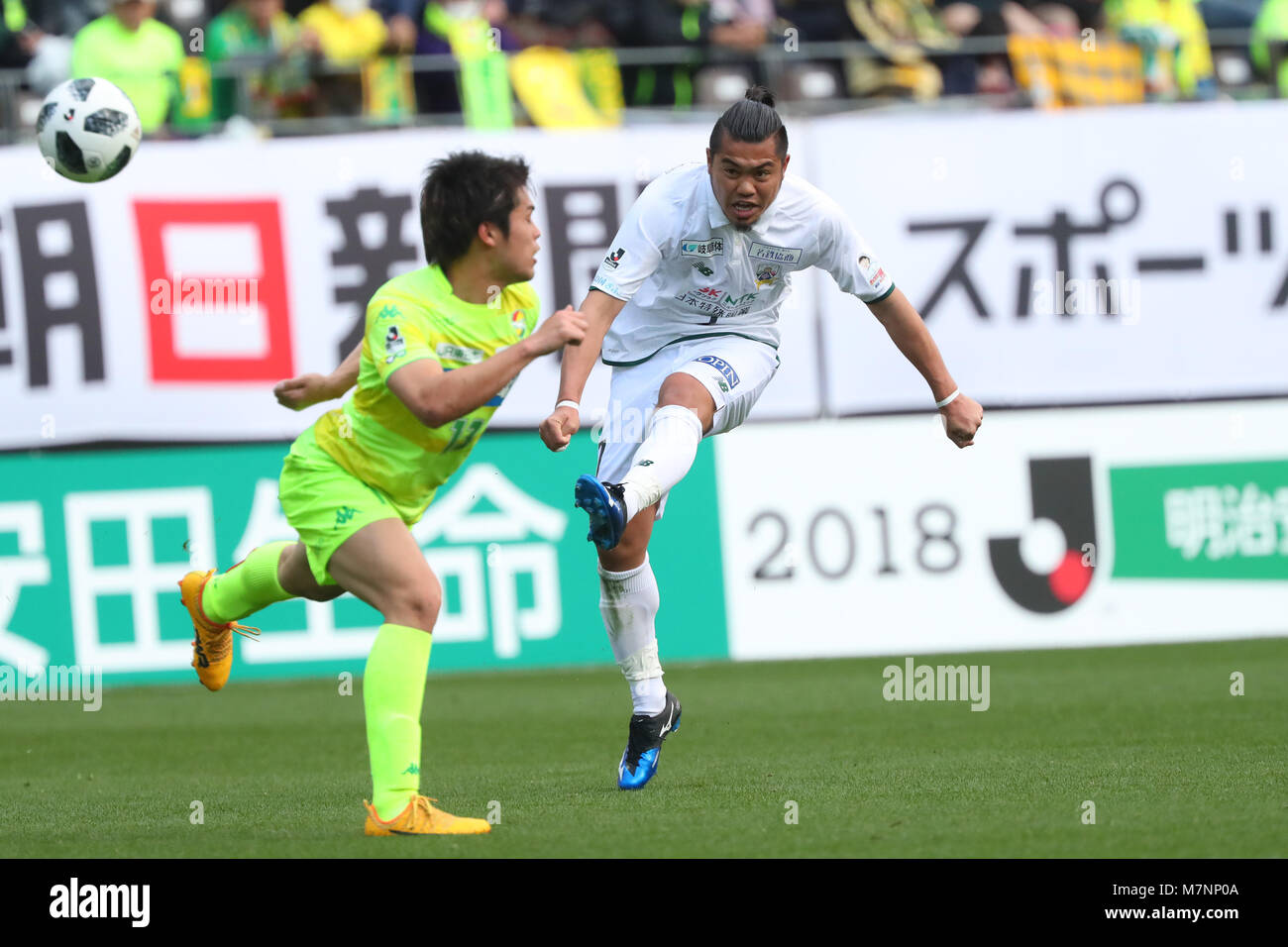 Fukuda Denshi Arena, Chiba, Japan. 11th Mar, 2018. Junichi Paulo Tanaka (FC Gifu), MARCH 11 ...