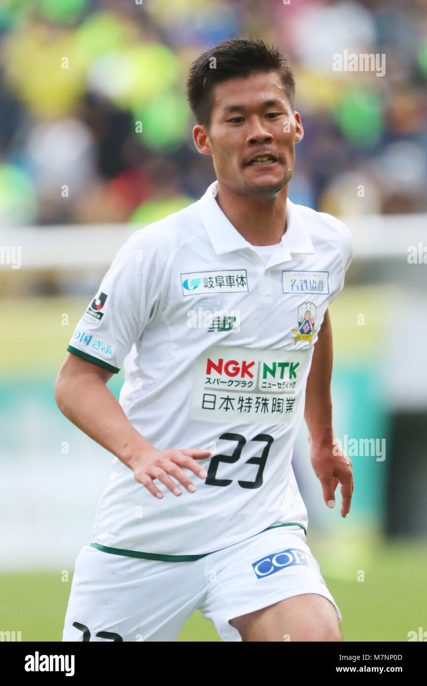 Fukuda Denshi Arena, Chiba, Japan. 11th Mar, 2018. Yuto Ono (FC Gifu), MARCH 11, 2018 - Football ...
