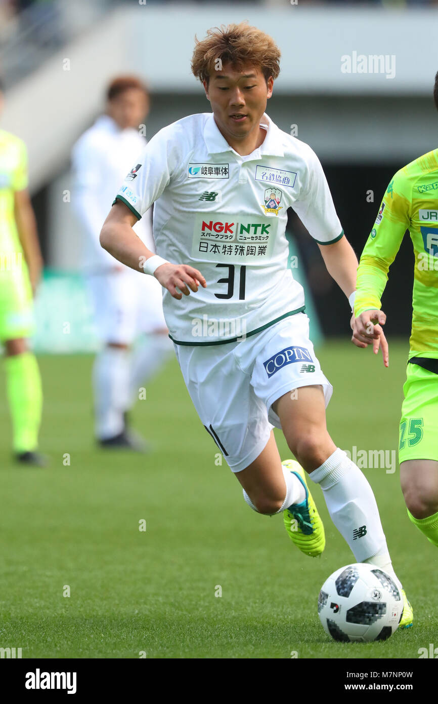 Fukuda Denshi Arena, Chiba, Japan. 11th Mar, 2018. Kota Miyamoto (FC Gifu), MARCH 11, 2018 ...