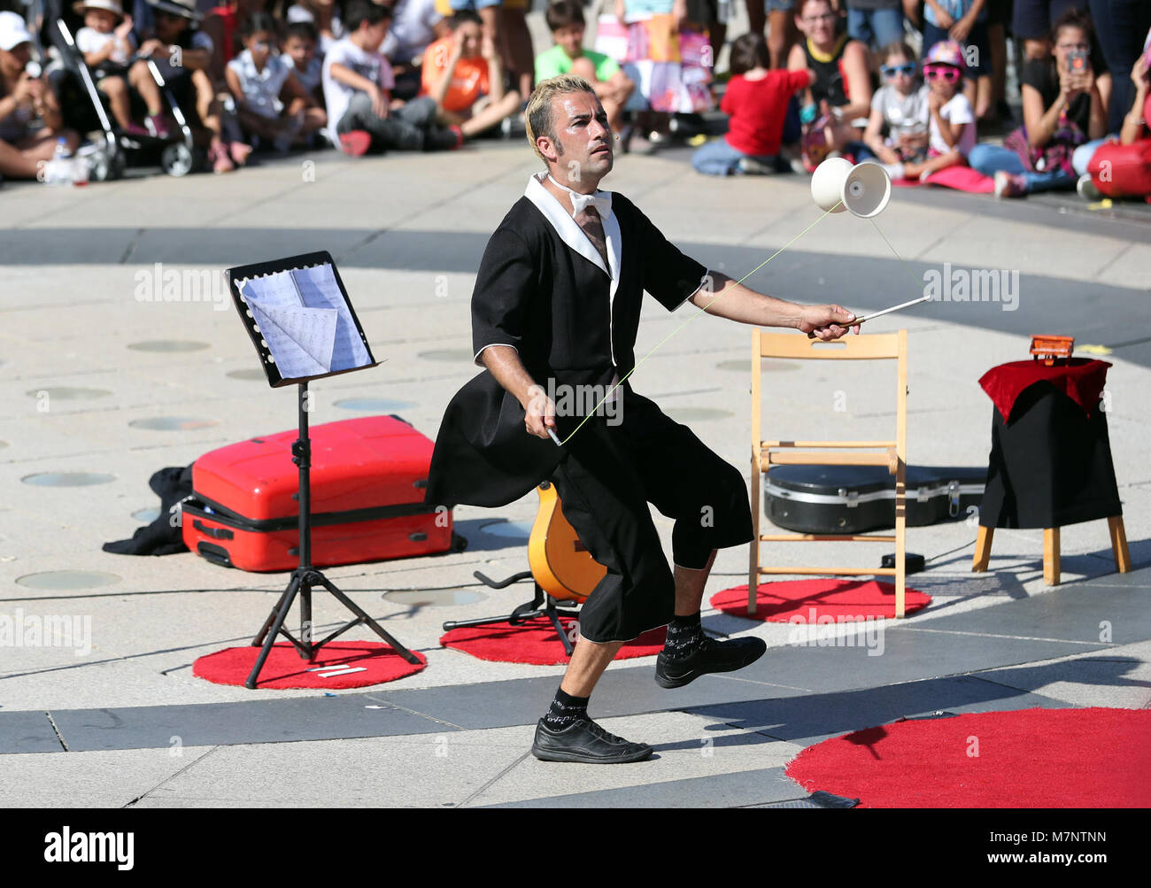 San Juan, Puerto Rico. , . Circo Fest 2018 en el Viejo San Juan. Varias ...