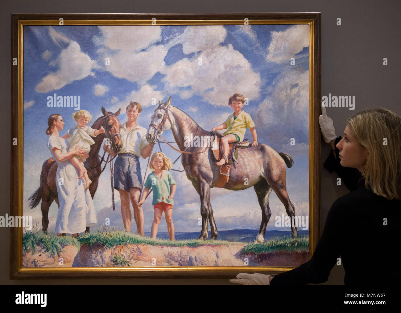 Laura knight painting hi-res stock photography and images - Alamy