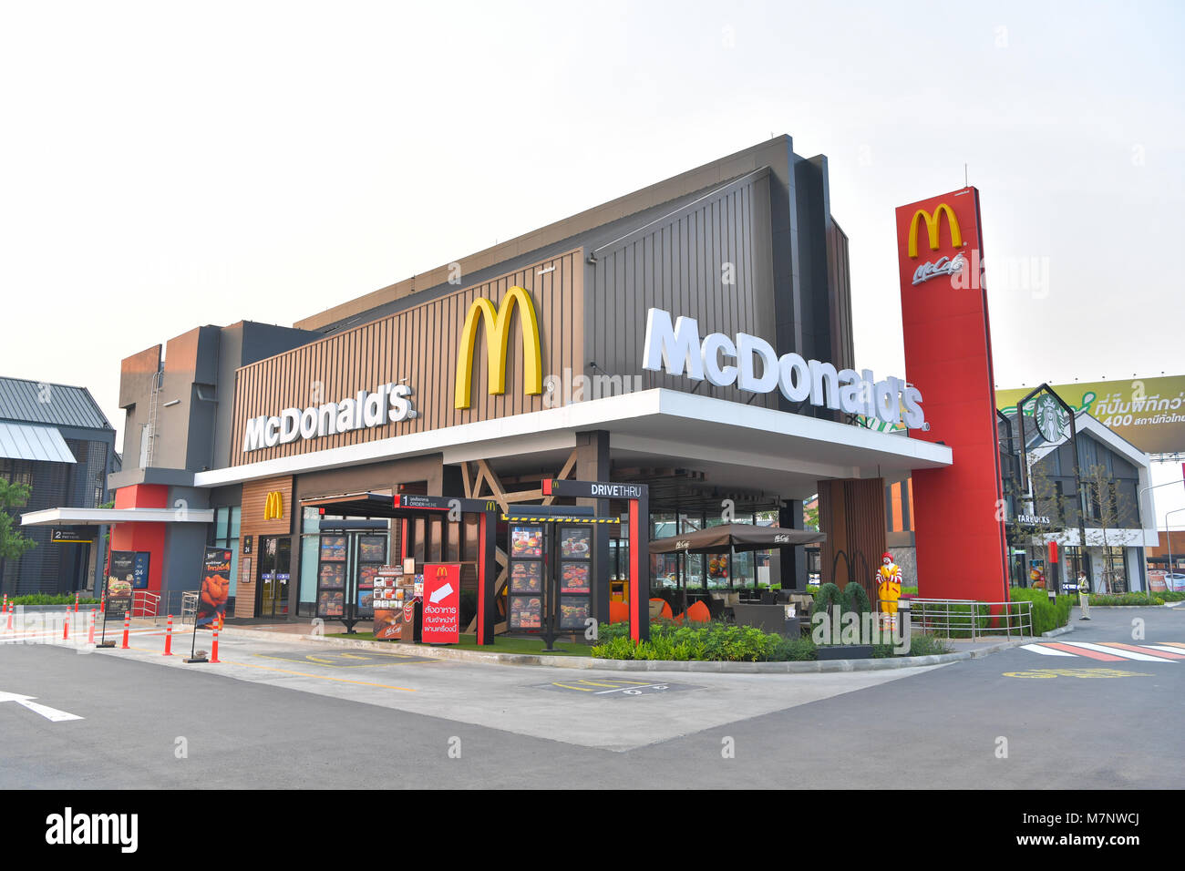 AYUTTHAYA - MARCH 11 : McDonald's in Thailand, Corporation is the world ...