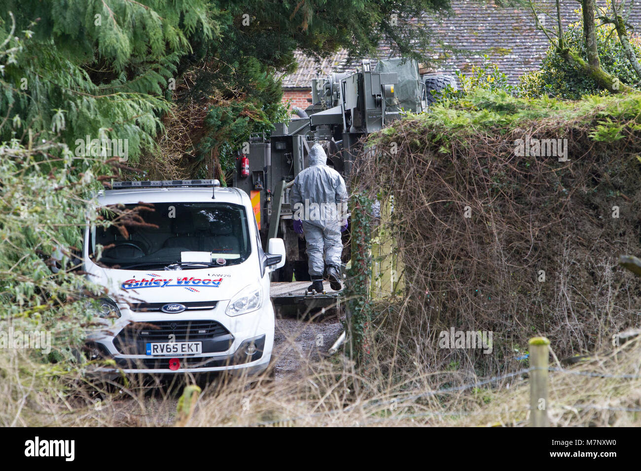 West Winterslow, Salisbury, Wiltshire, UK. 12th March, 2018. The Army ...