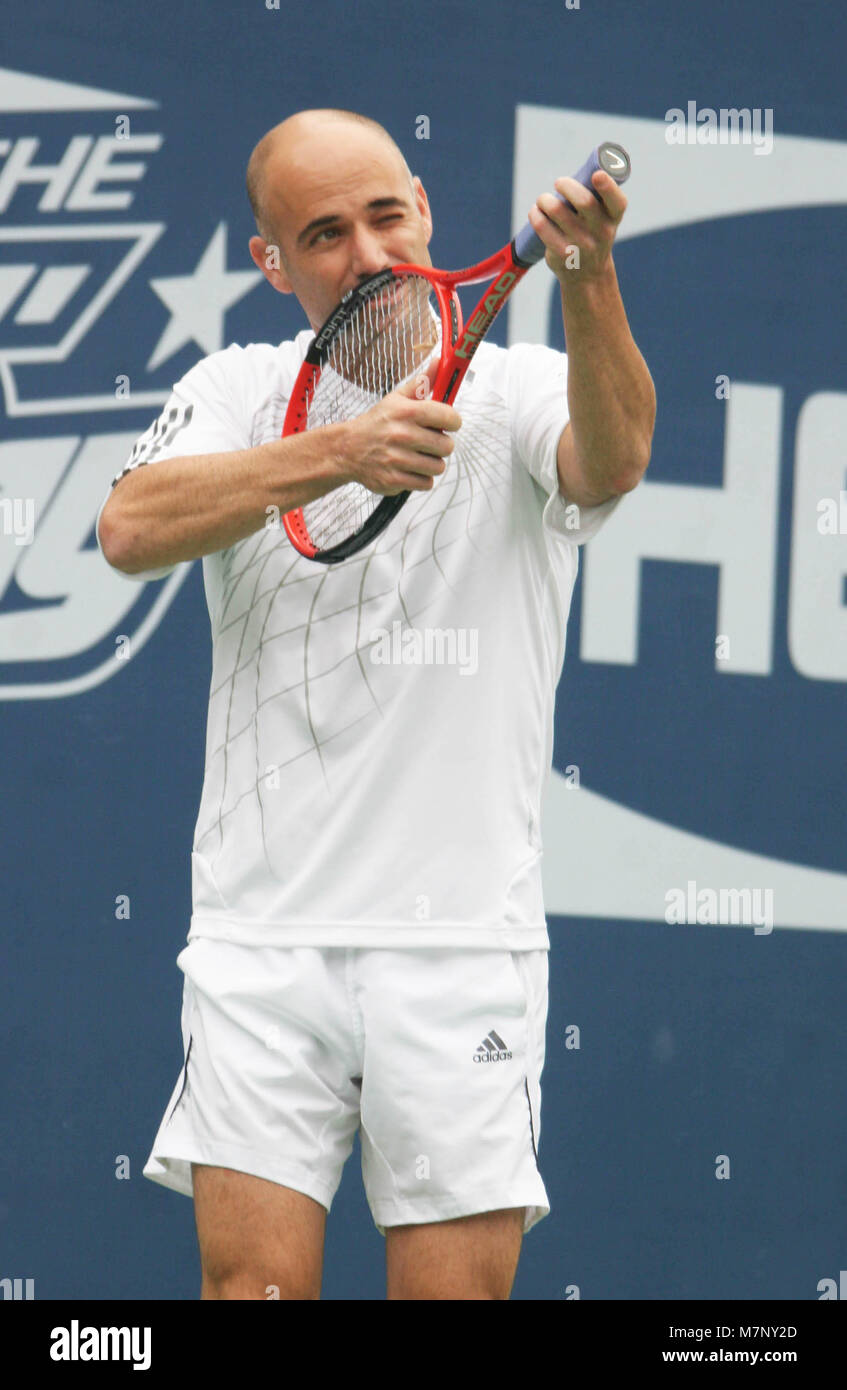 ANDRE AGASSI 2006 Photo By John Barrett-PHOTOlink. Photo via Newscom ...
