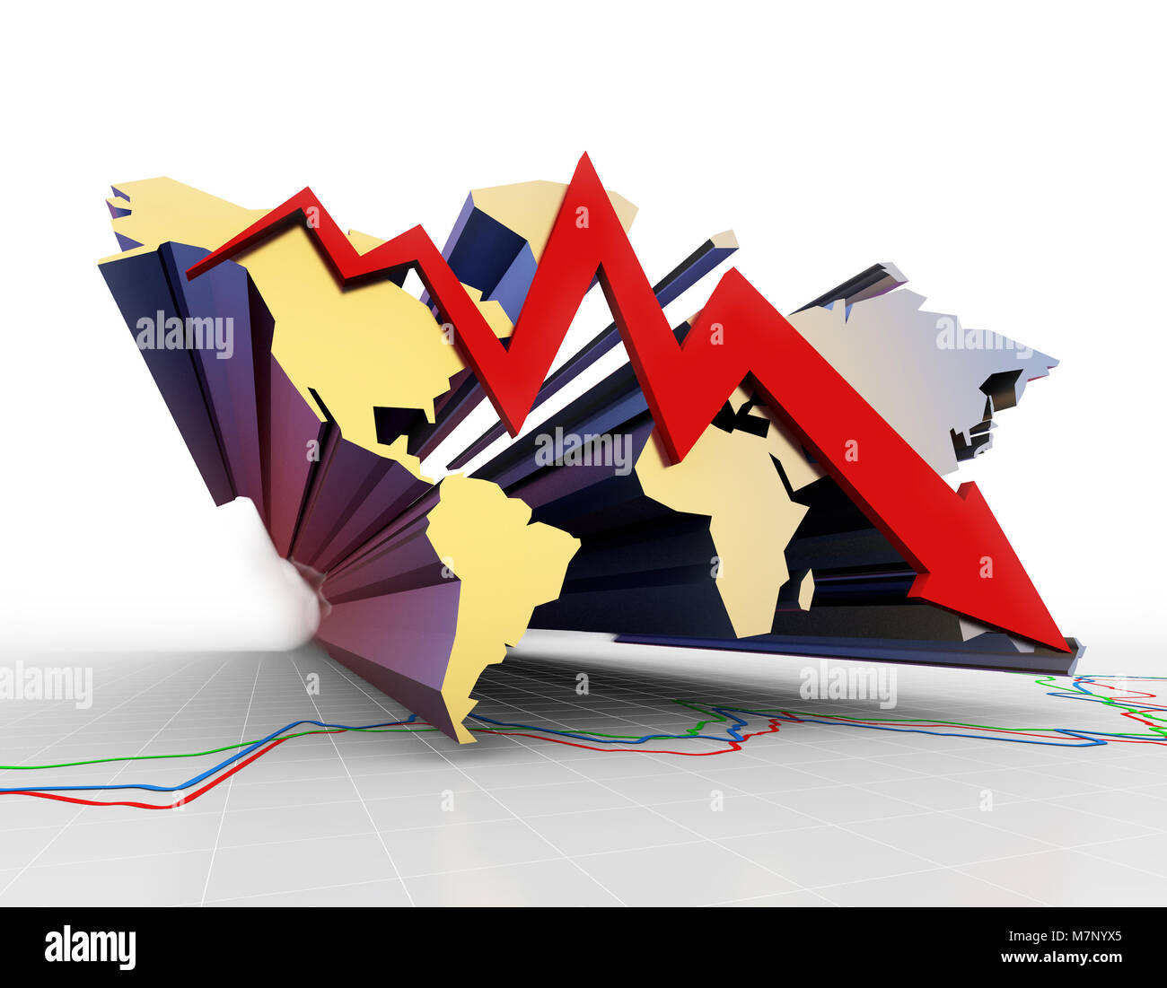 Finance world map hi-res stock photography and images - Alamy