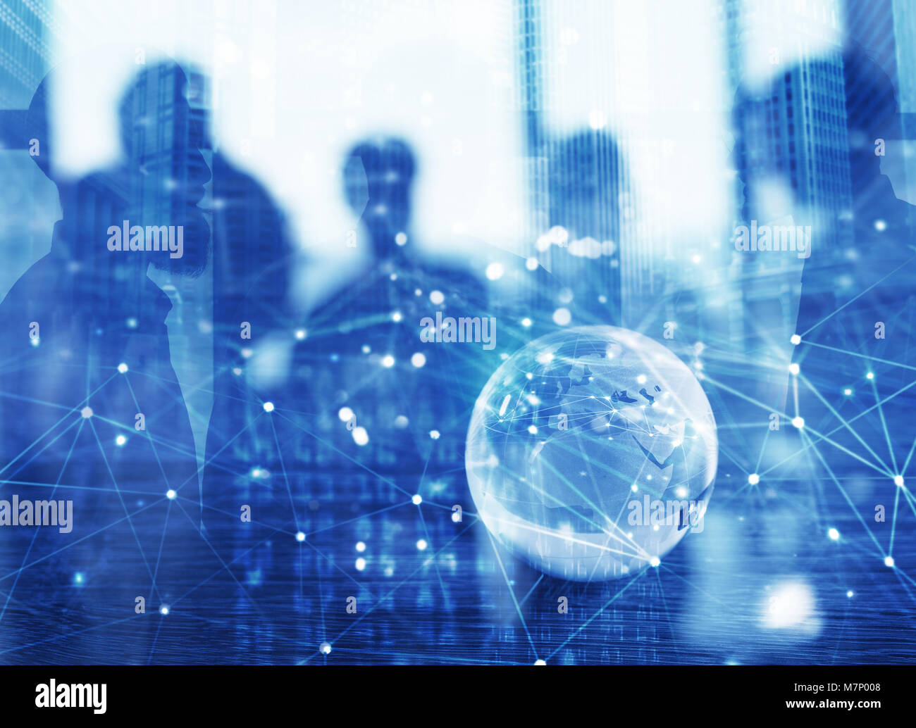 Global network people hi-res stock photography and images - Alamy