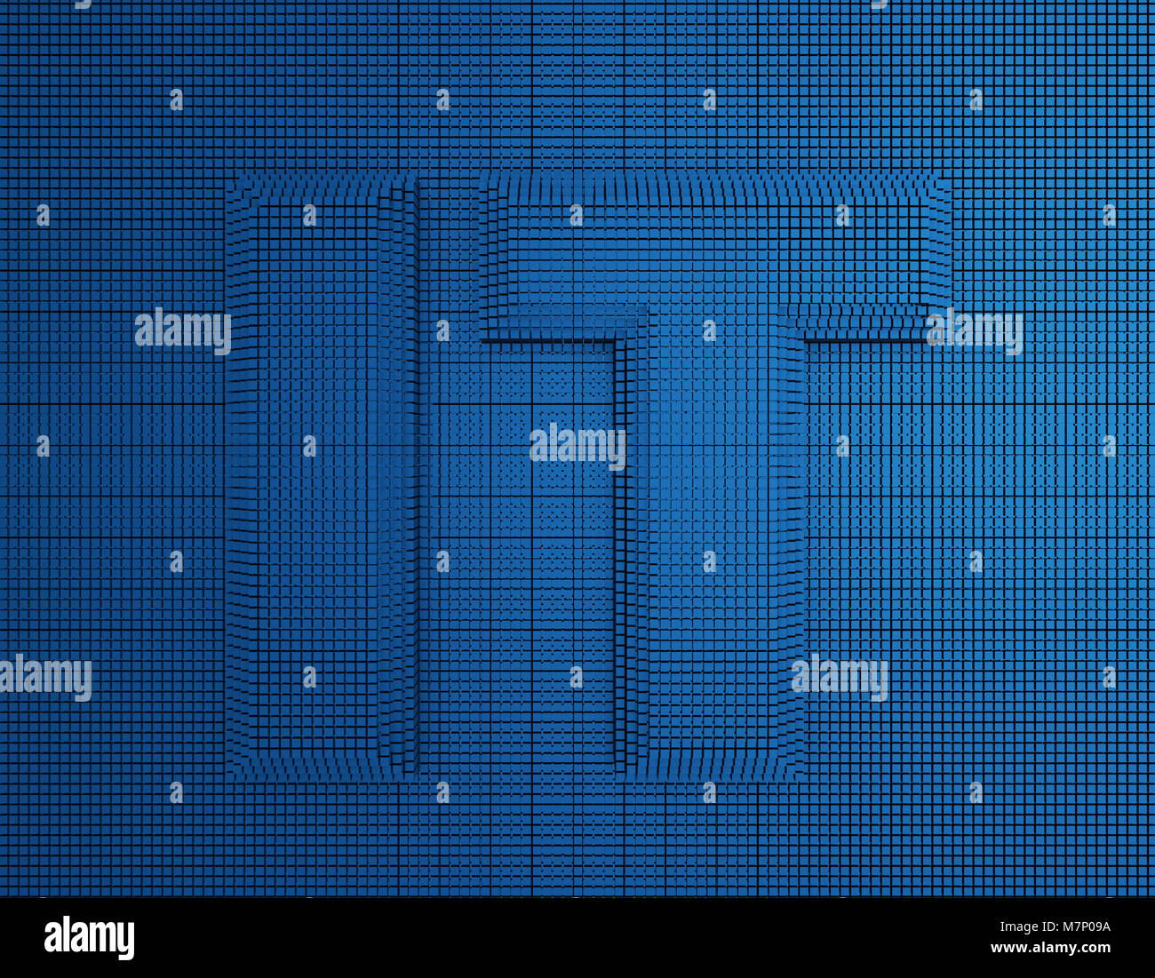 Future technology data, science and technology icon display Stock Photo ...
