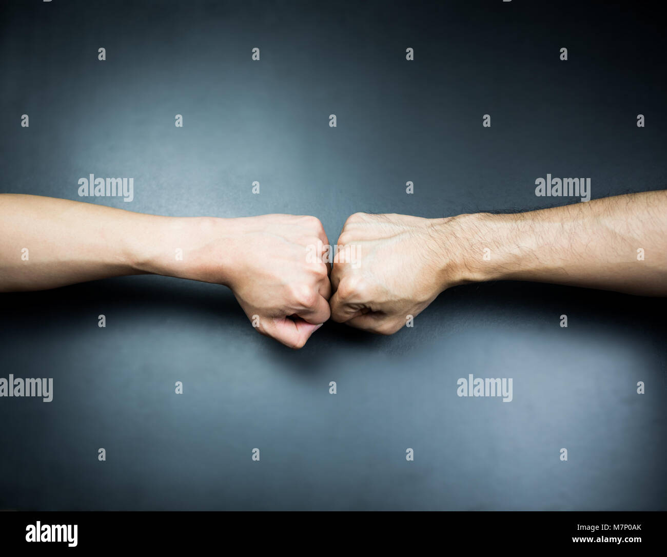 fist bump on blackground Stock Photo - Alamy