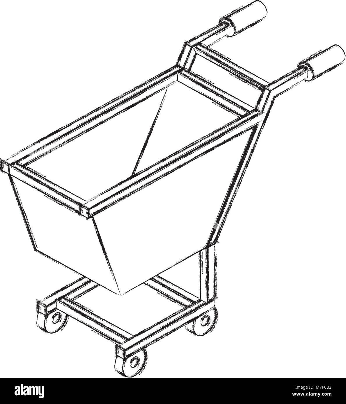 shopping cart isometric icon Stock Vector Image & Art - Alamy