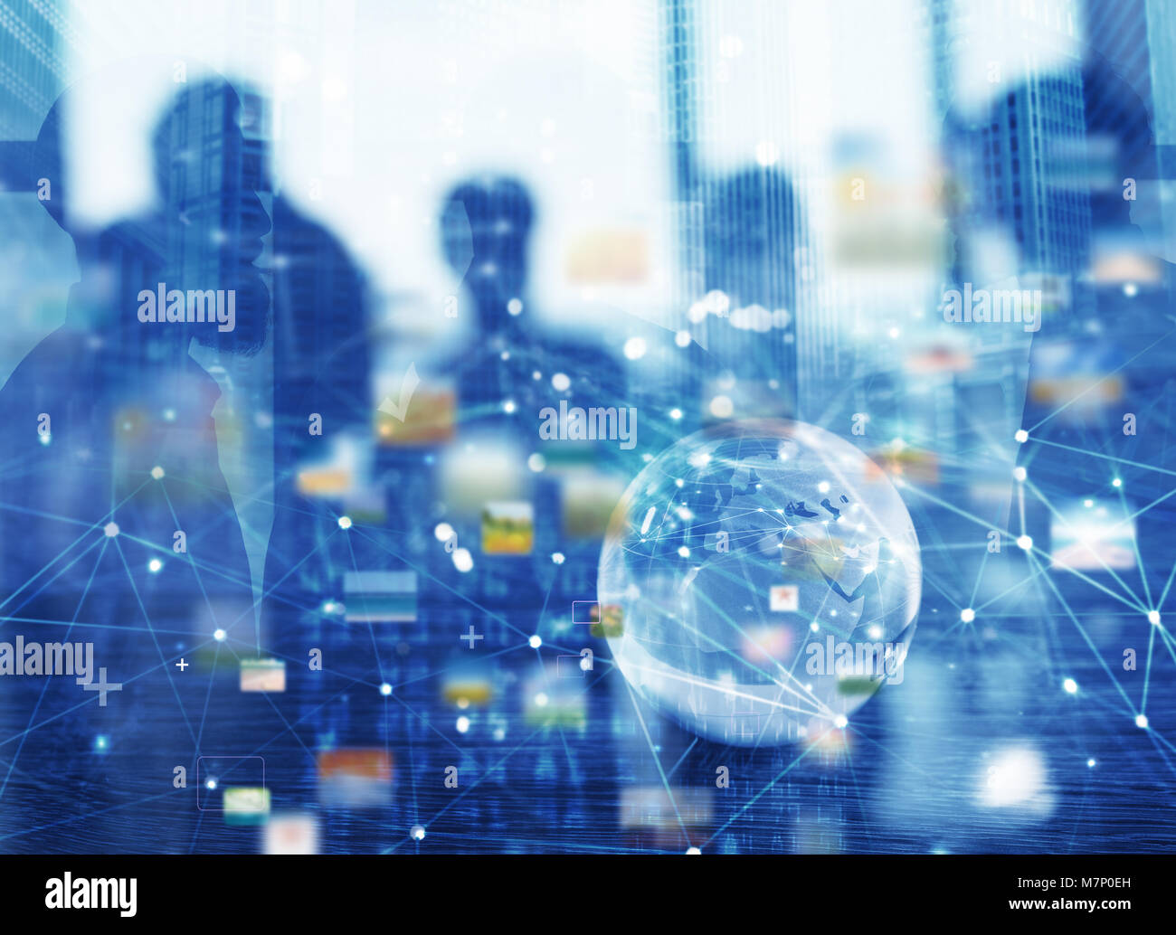 Global network people hi-res stock photography and images - Alamy
