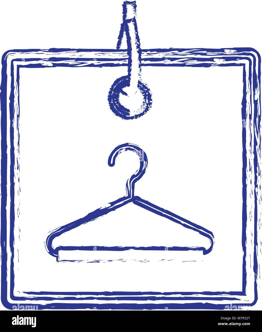 commercial hangtag with wire clothes hook Stock Vector Image & Art - Alamy