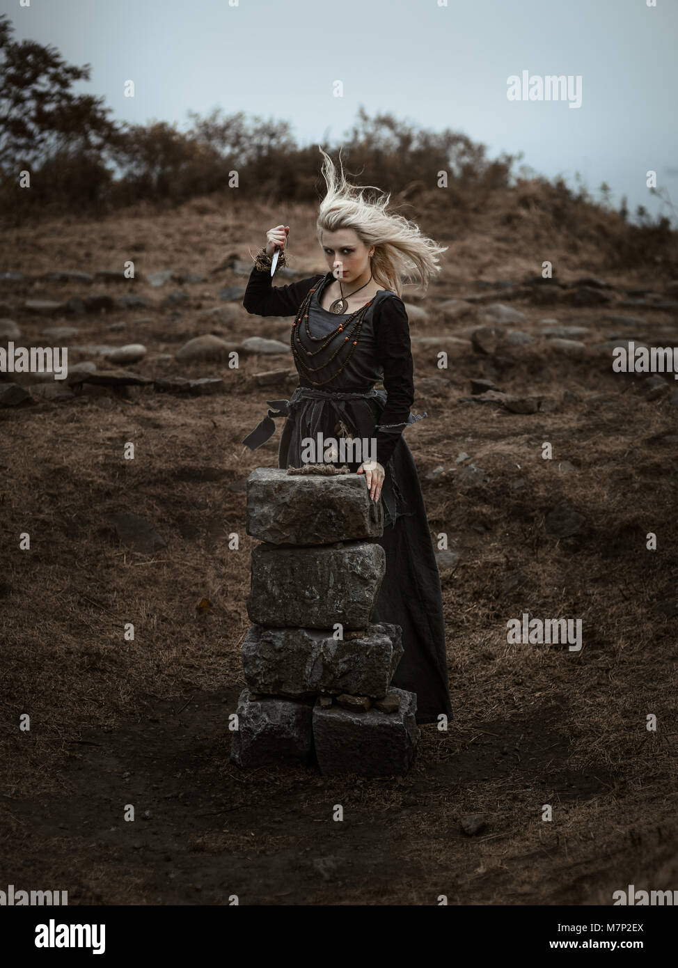 Human sacrifice altar hi-res stock photography and images - Alamy