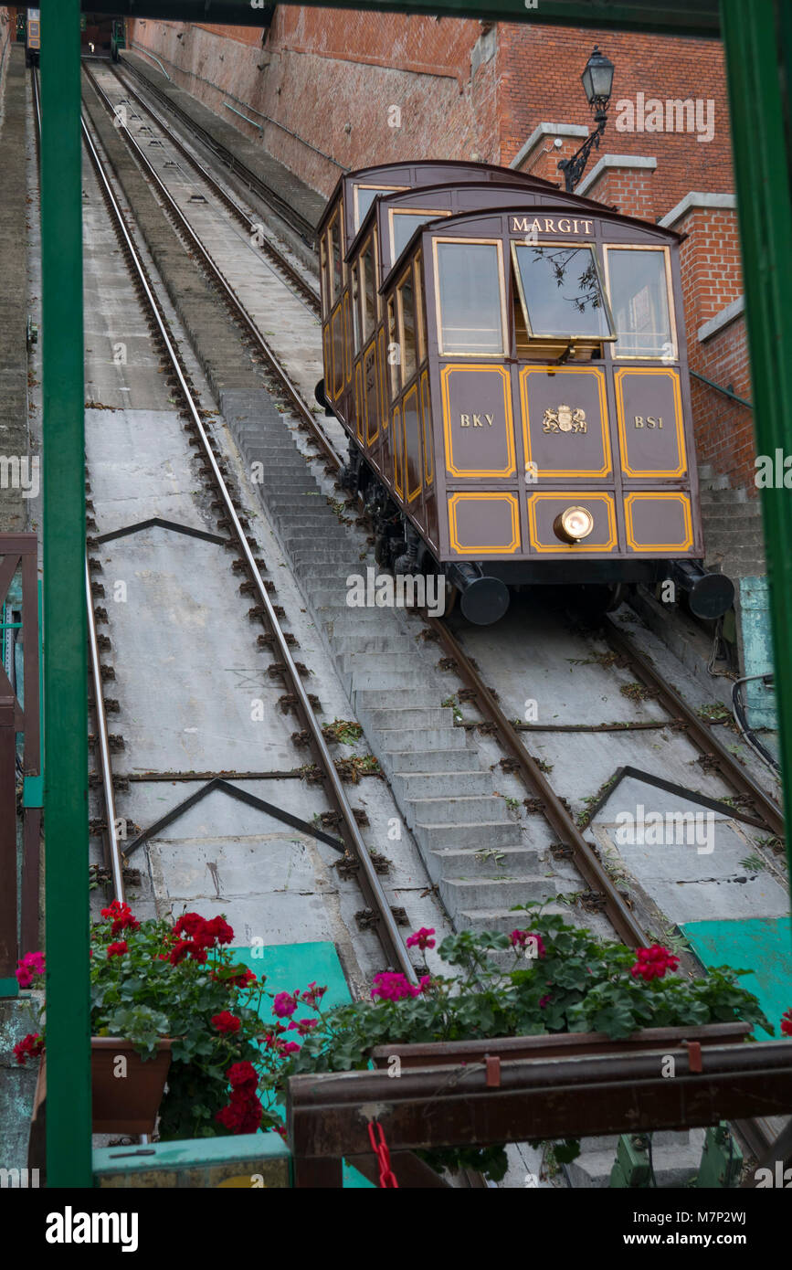 Buda castle funicular railway hi-res stock photography and images - Alamy