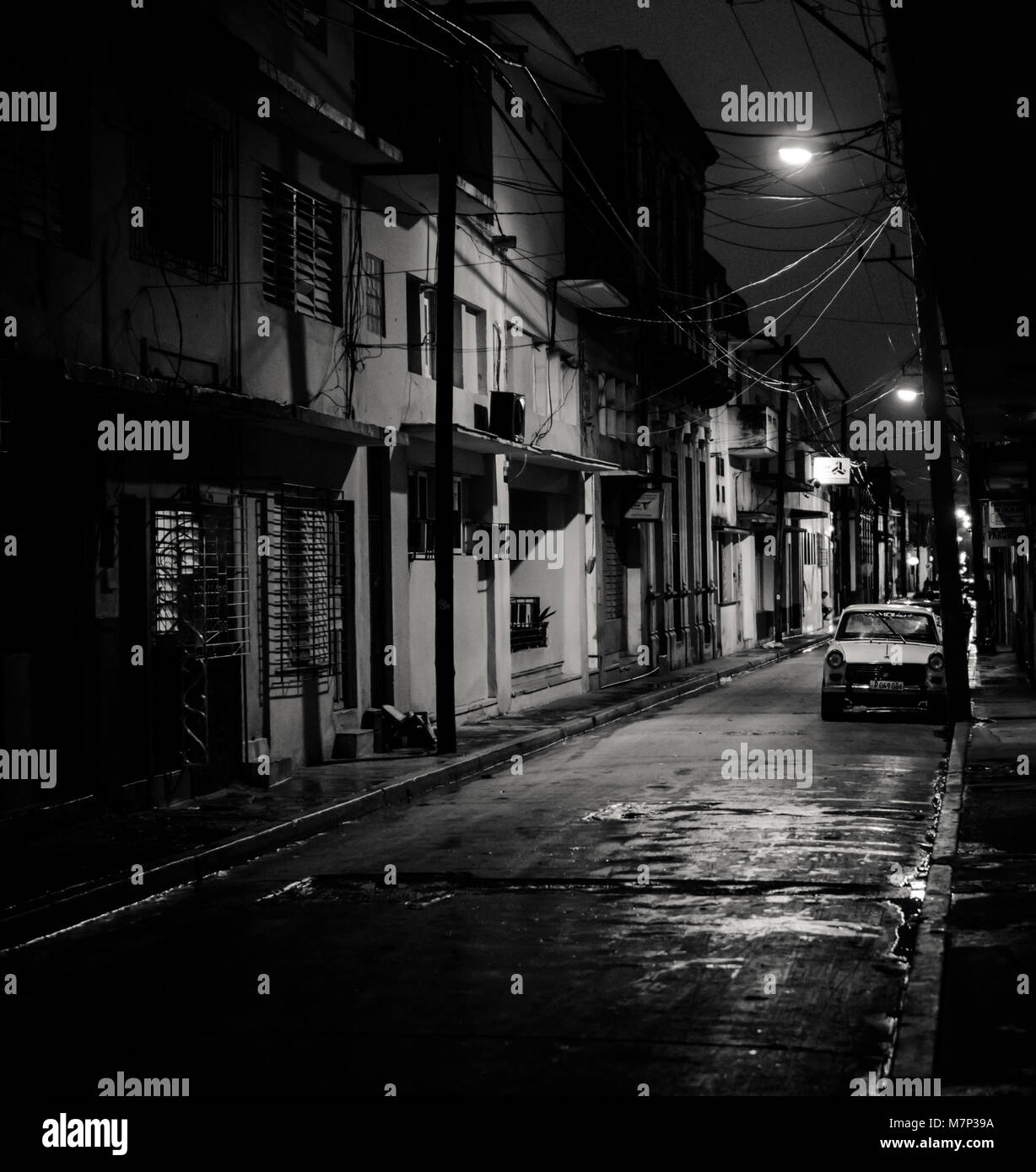 Gloomy street hi-res stock photography and images - Alamy