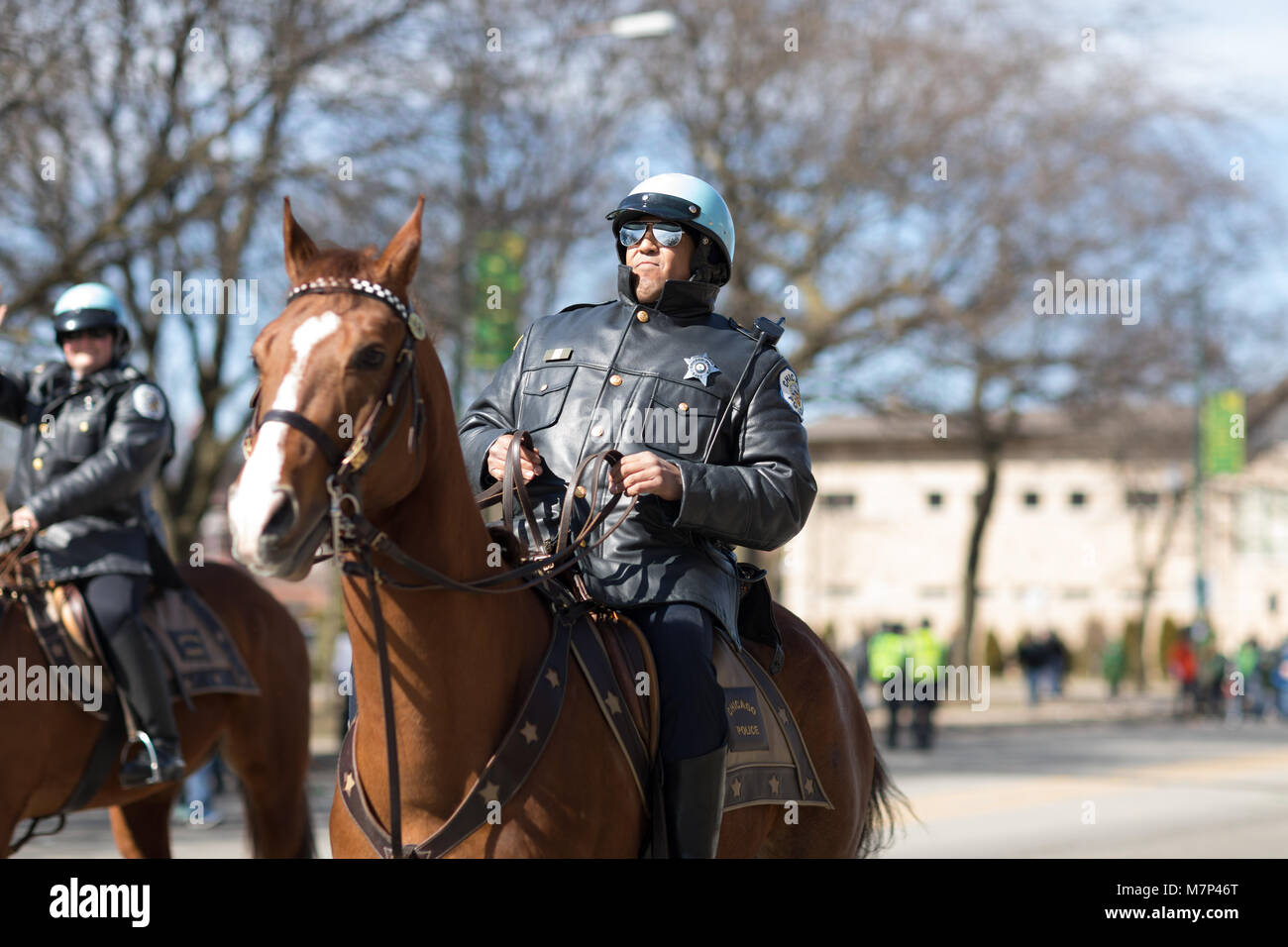Chicago, Illinois, USA - March 11, 2018, The South Side Irish Parade is ...