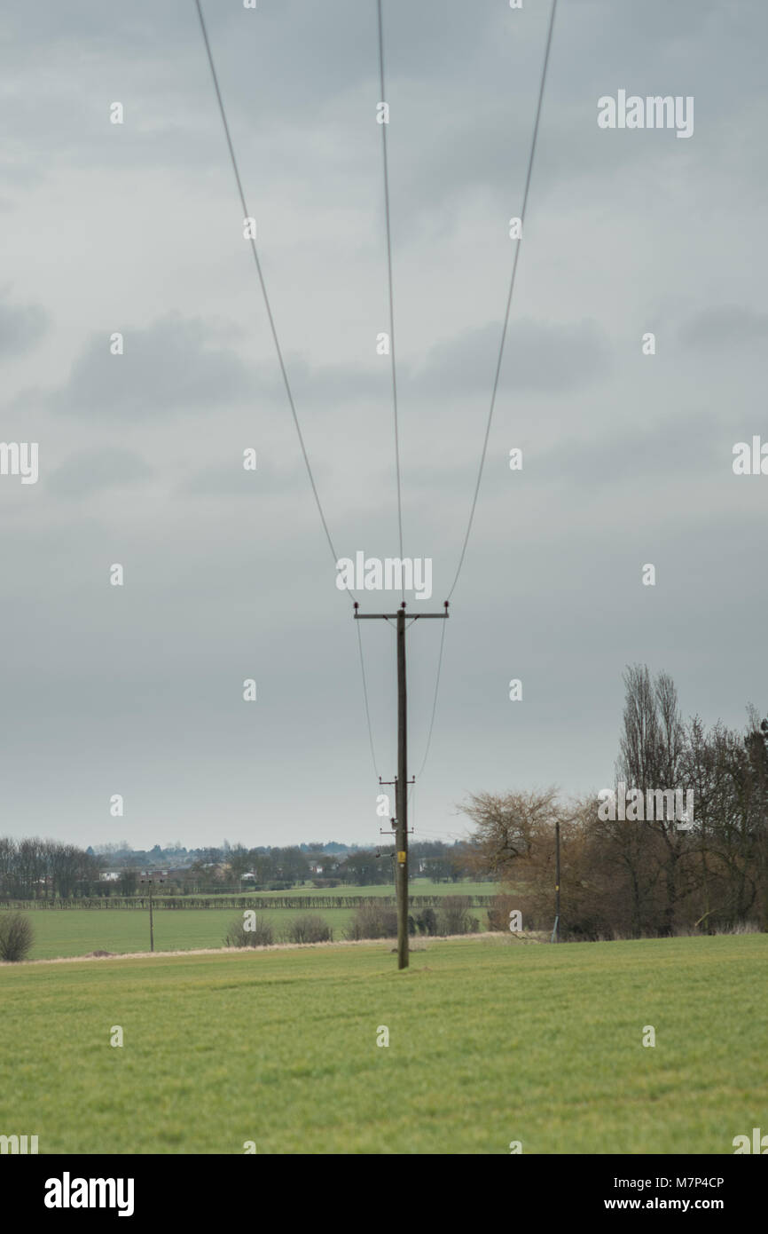 Overhead telegraph cables hi-res stock photography and images - Alamy