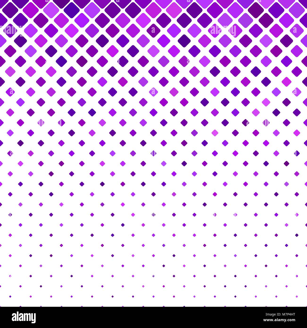 Geometrical diagonal rounded square pattern background with squares in varying sizes Stock ...