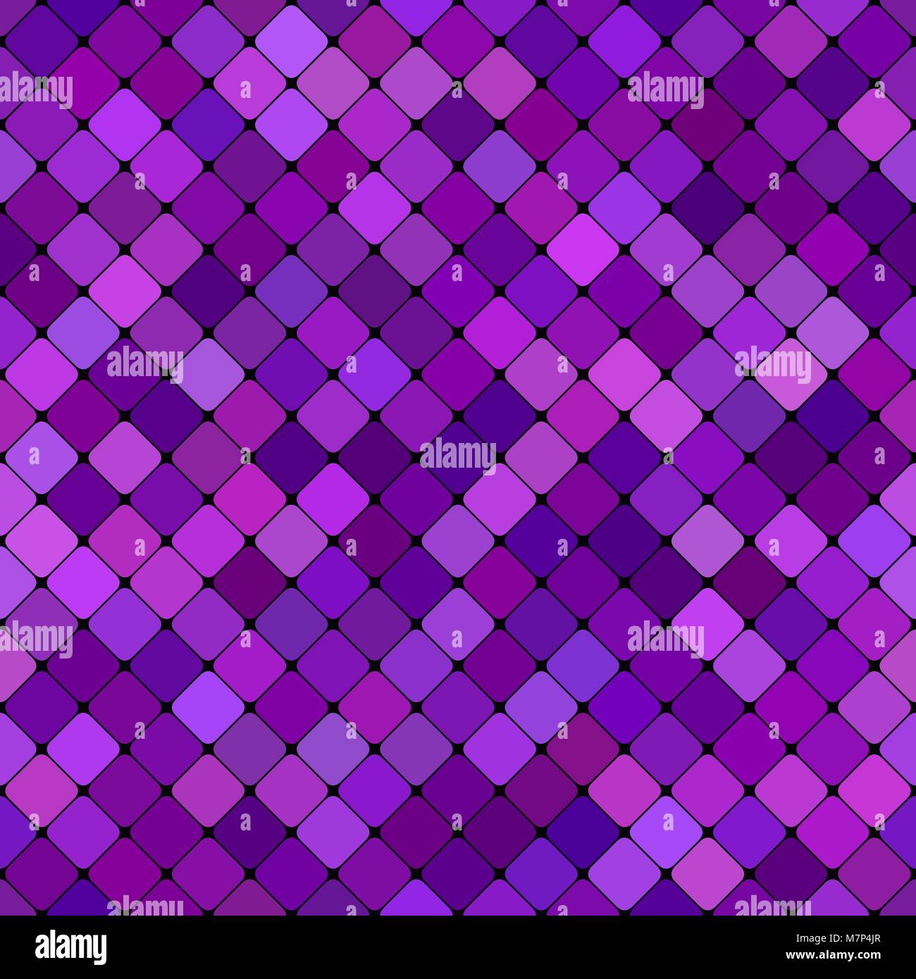 Purple Seamless Diagonal Square Pattern Background Design Vector