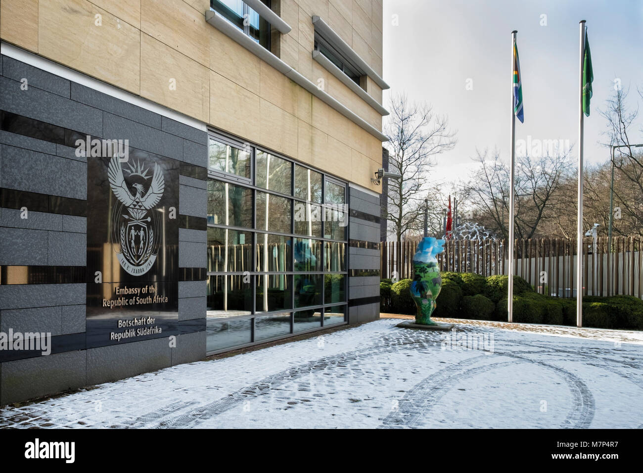 Berlin Mitte,Embassy of the Republic of South Africa. Building exterior ...