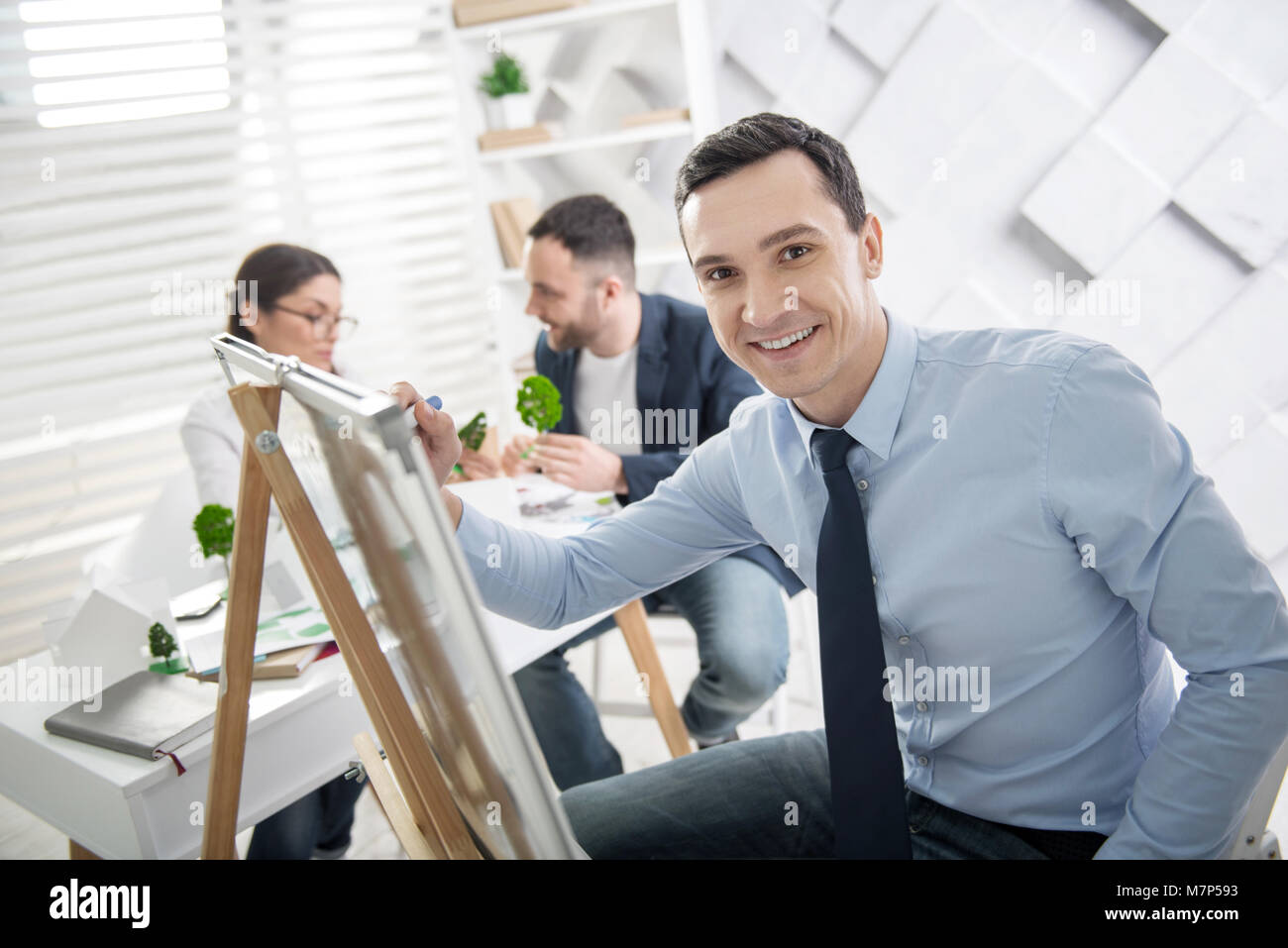 Alert ecologist working on a new project Stock Photo - Alamy Alert ecologist working on a new project Stock Photo - Alamy
