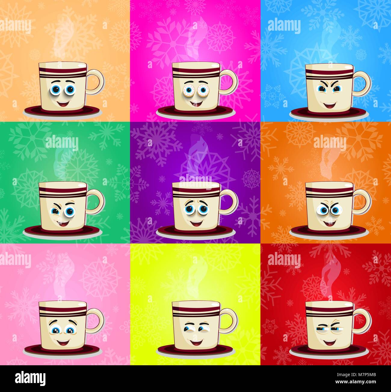 Porcelain characters Stock Vector Images - Alamy