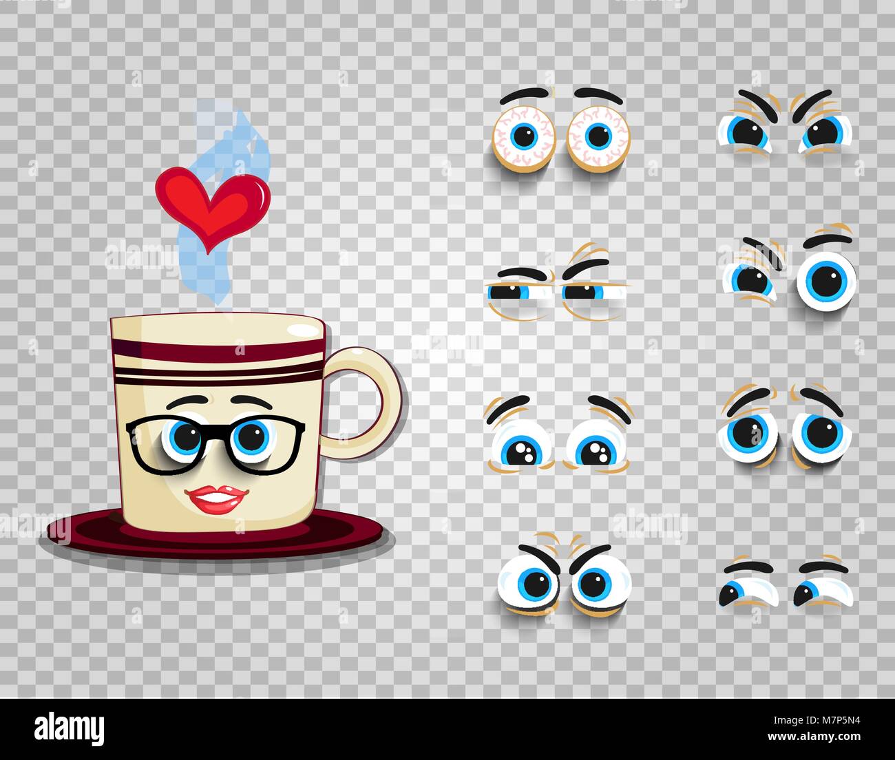 Steaming coffee mug glasses hi-res stock photography and images - Alamy