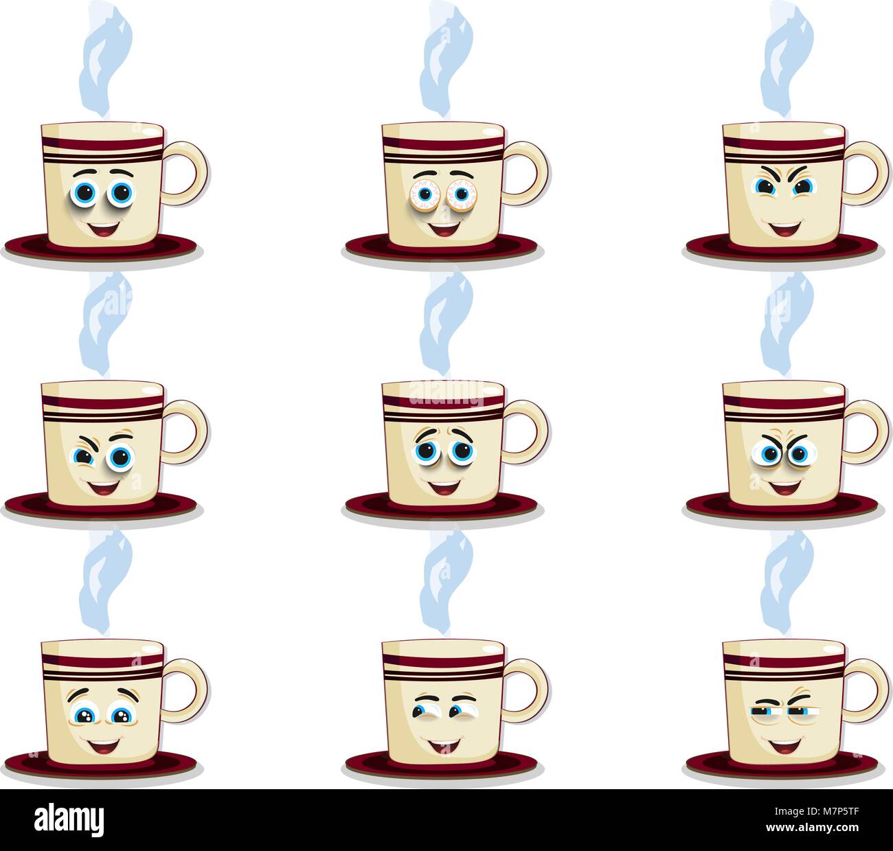 Beautiful emoji Stock Vector Images - Alamy