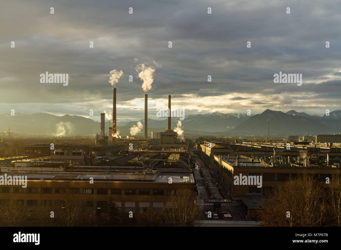 FCA cars factory in Turin, Italy Stock Photo - Alamy