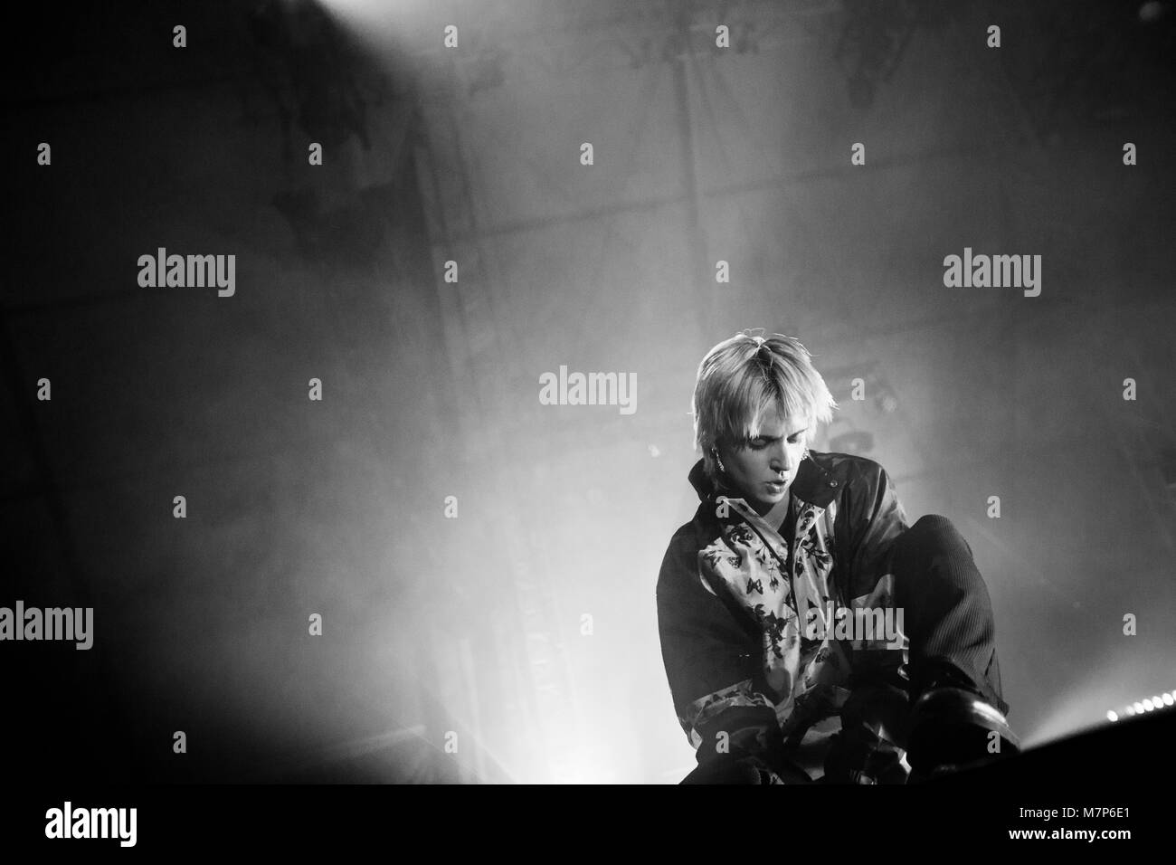 Norway, Bergen - March 10, 2018. The Danish singer, songwriter and ...