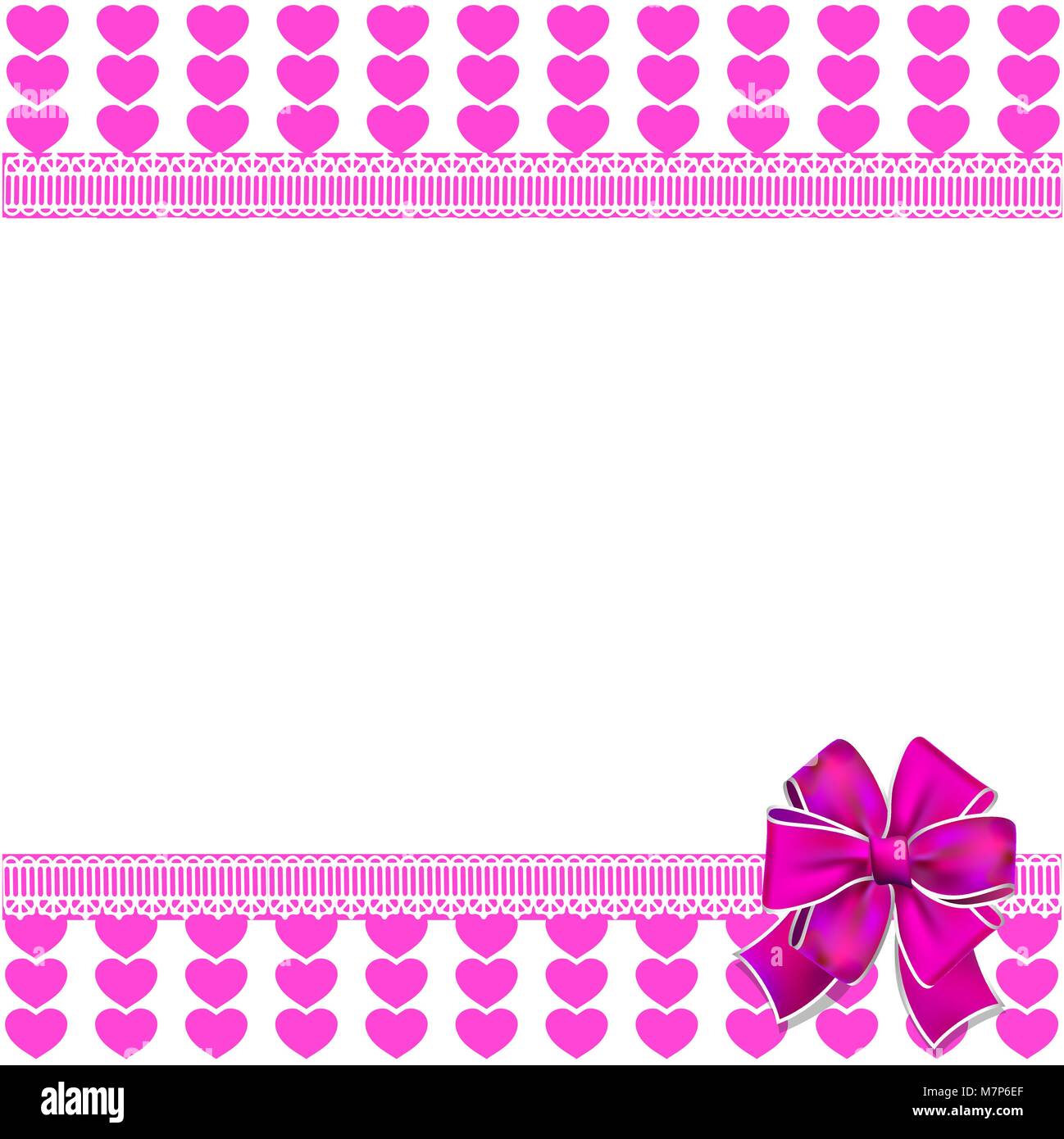 Pink Footprint Border