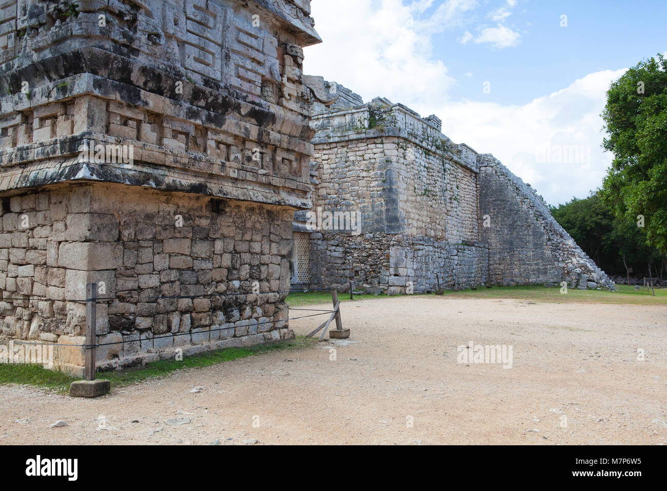 Majestic ruins in Chichen Itza,Mexico.Chichen Itza is a complex of ...