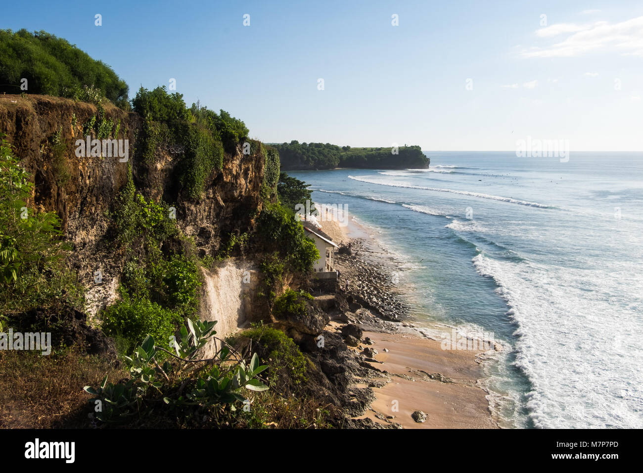Views from the Cliffs in Balangan Beach, Bali Indonesia Stock Photo - Alamy