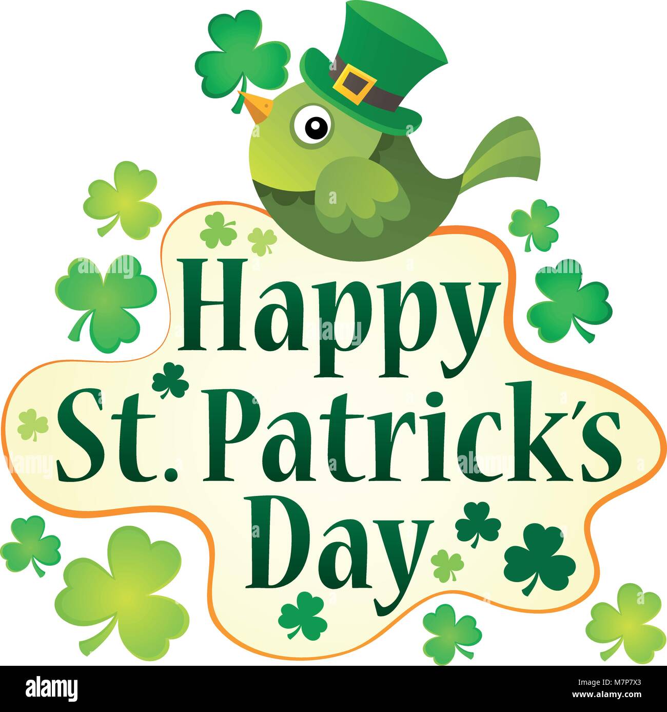 Happy St Patricks Day theme 6 - eps10 vector illustration Stock Vector ...