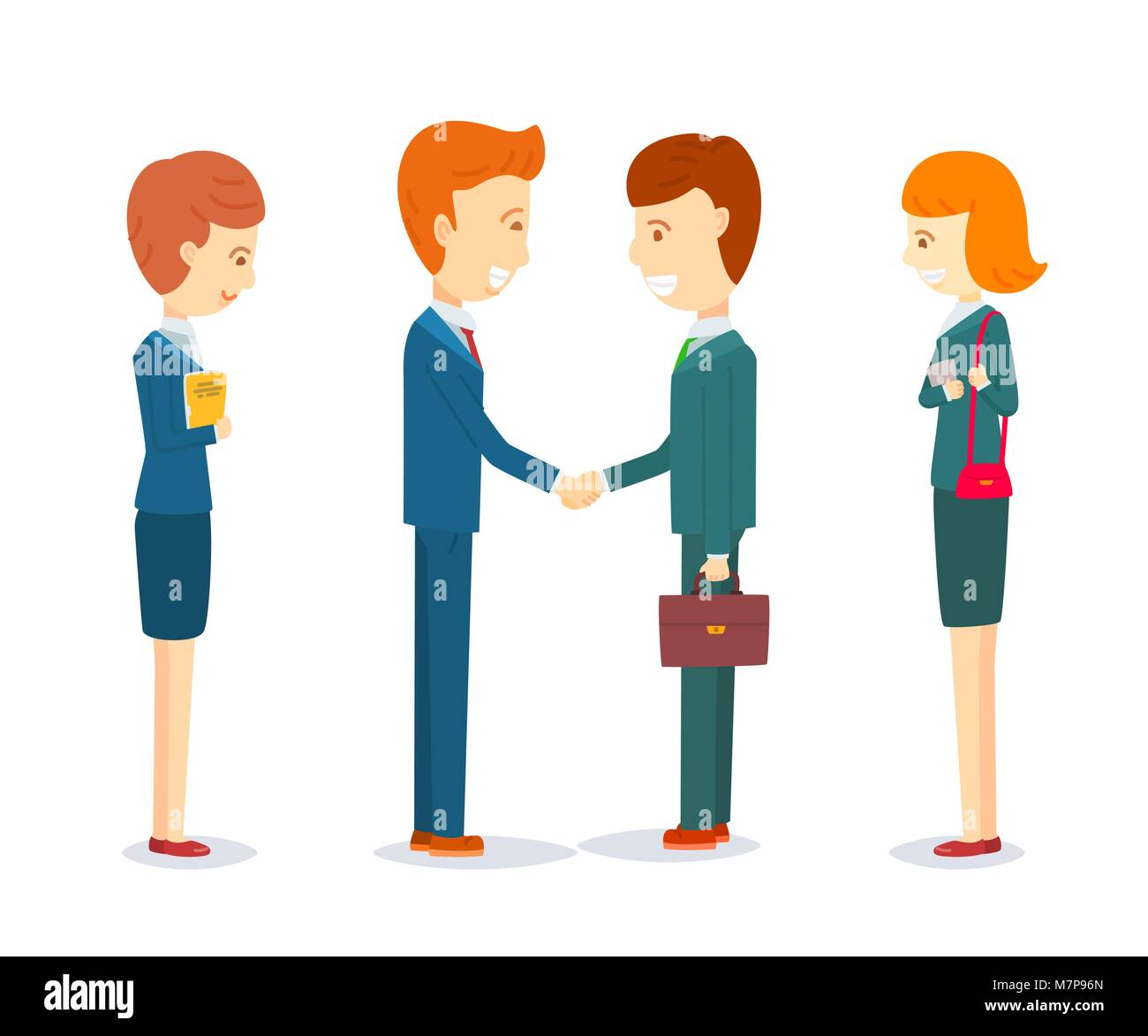 Agreement finish Cut Out Stock Images & Pictures - Alamy