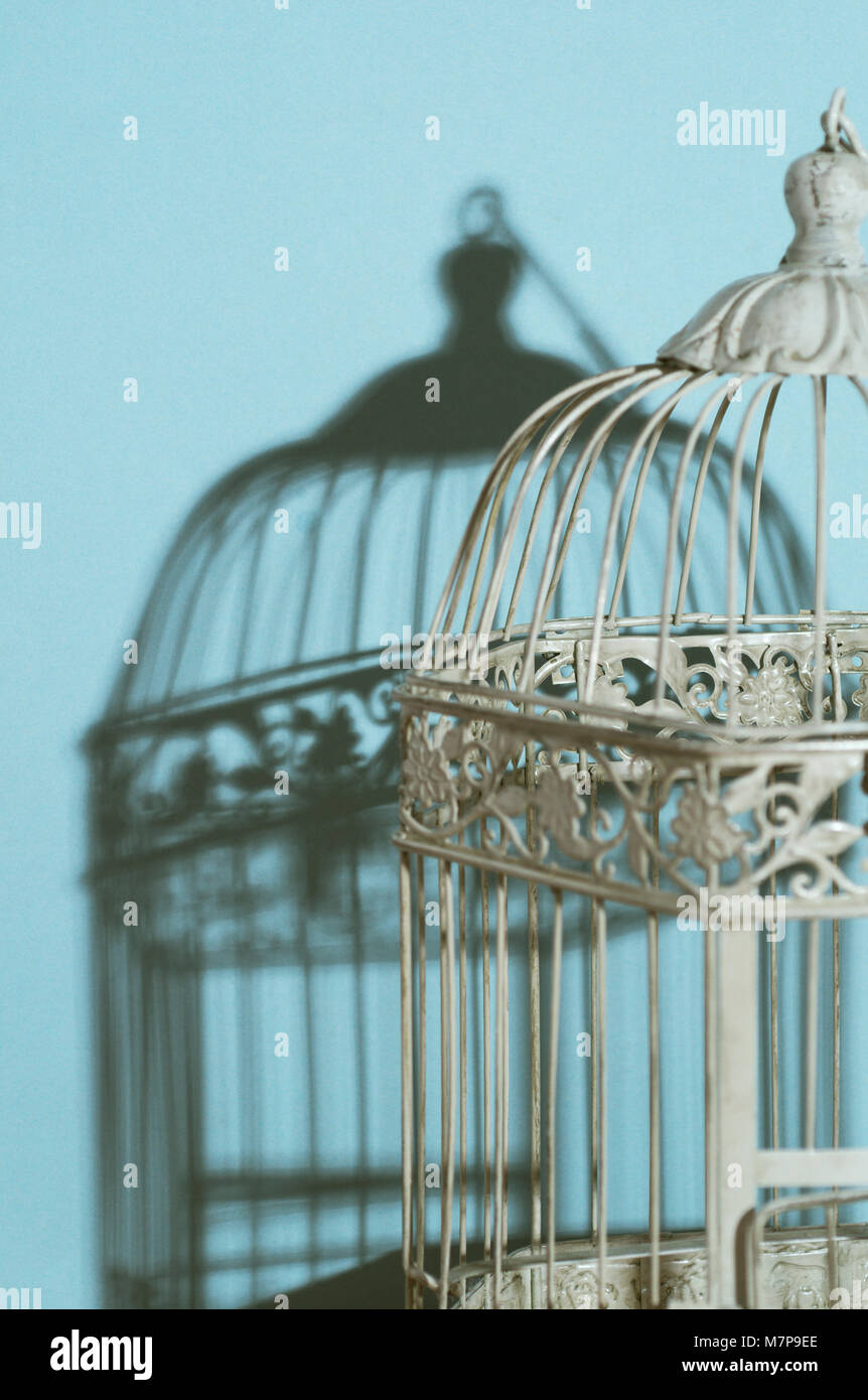 old fashioned birdcage Stock Photo - Alamy