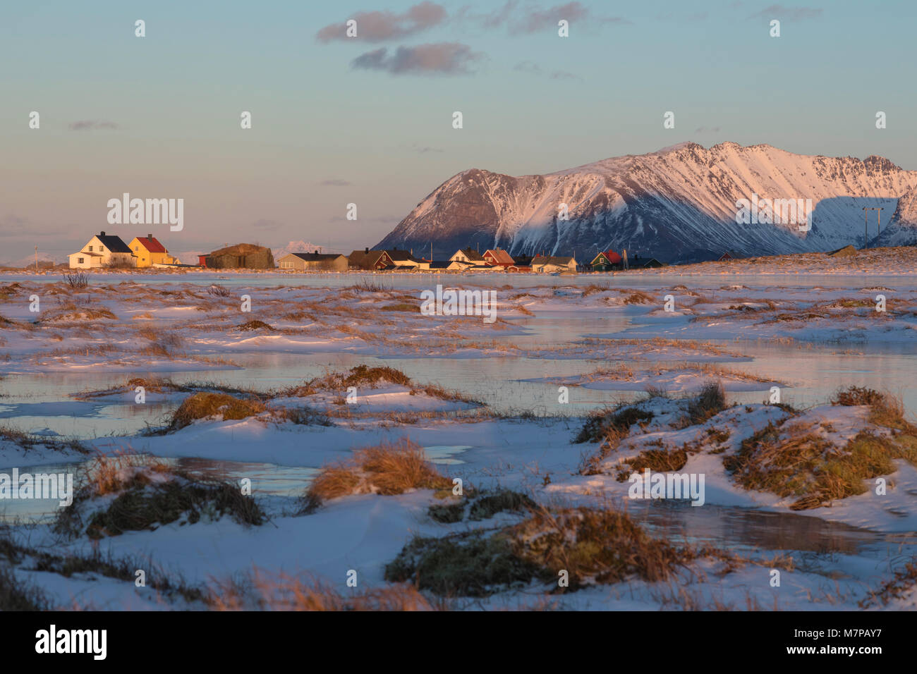 Lofoten mountains winter hi-res stock photography and images - Alamy