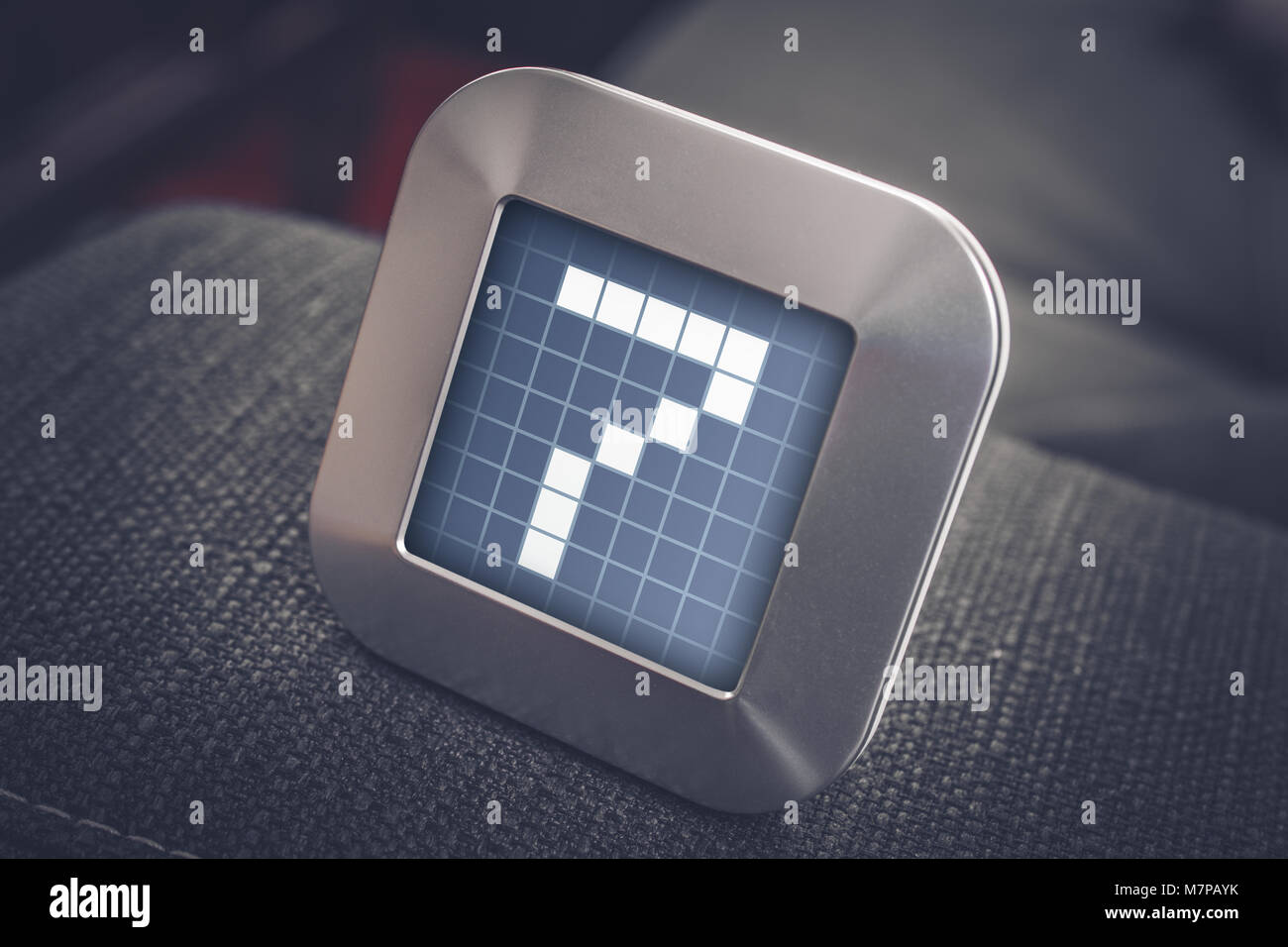 Digital clock 7 hi-res stock photography and images - Alamy