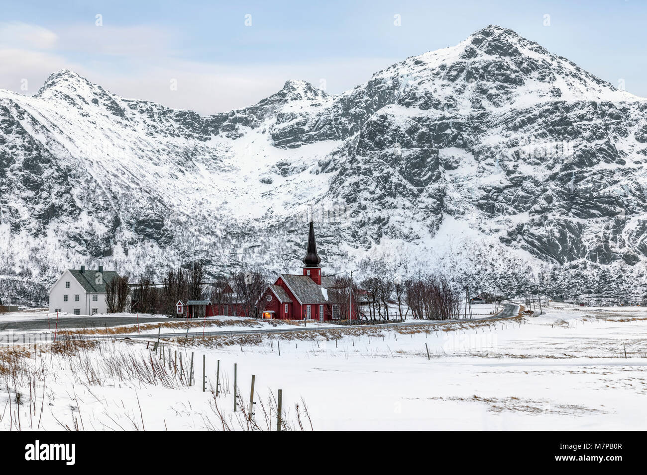 Flakstad kirke hi-res stock photography and images - Alamy