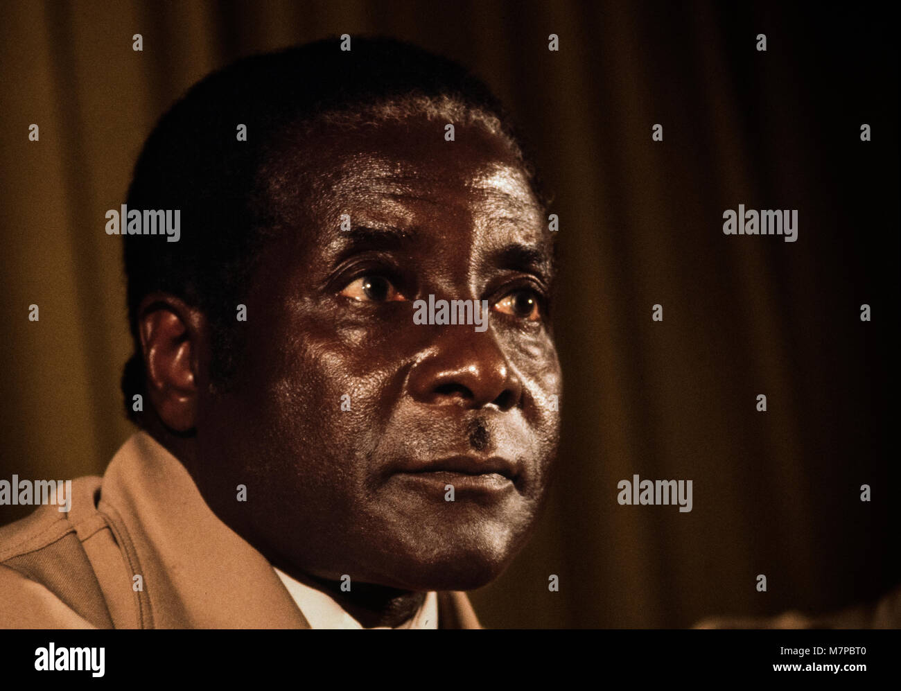 ROBERT MUGABE BY STOCK FILE PHOTO MADE IN 1980 WHEN ROBERT MUGABE ...