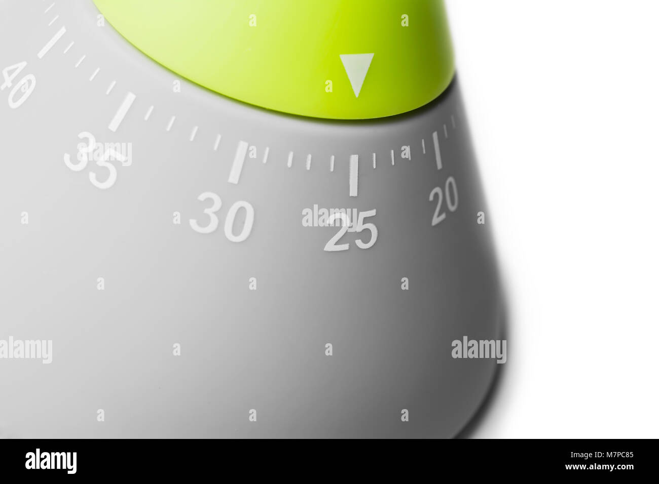 25 Minutes - Analog Kitchen Egg Timer Isolated On White Background ...