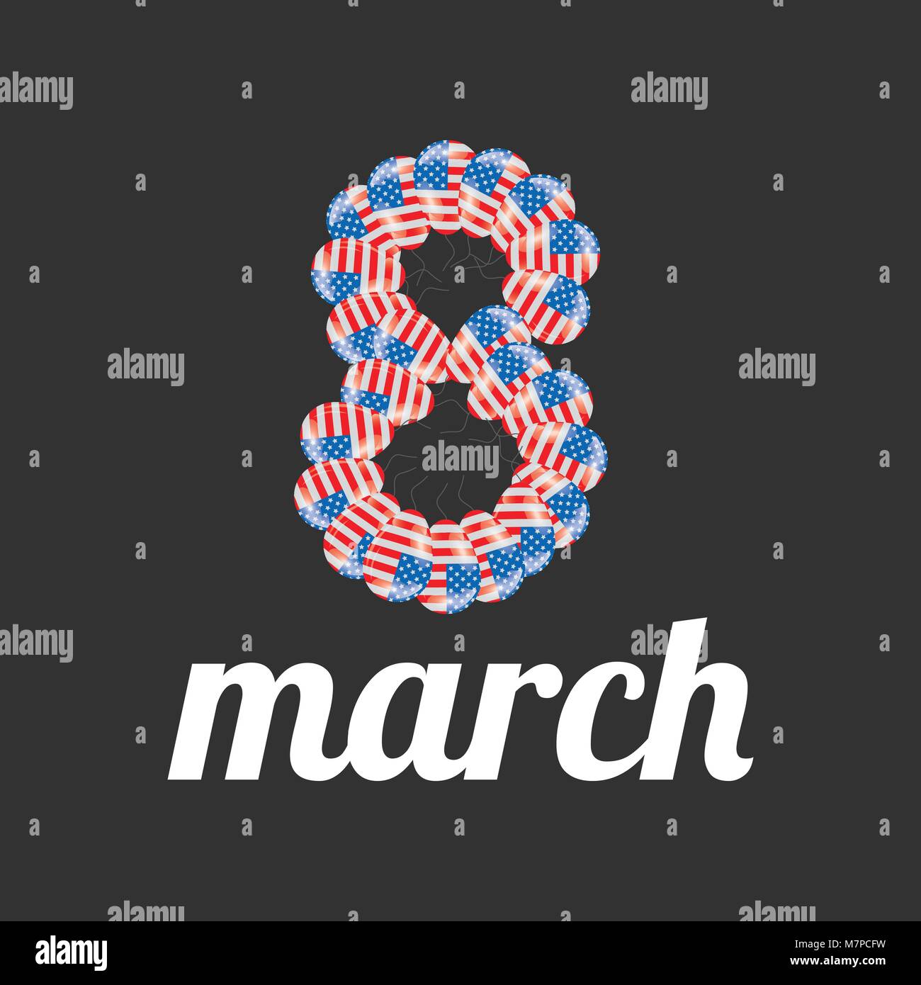 march 8 banner Stock Vector Image & Art - Alamy