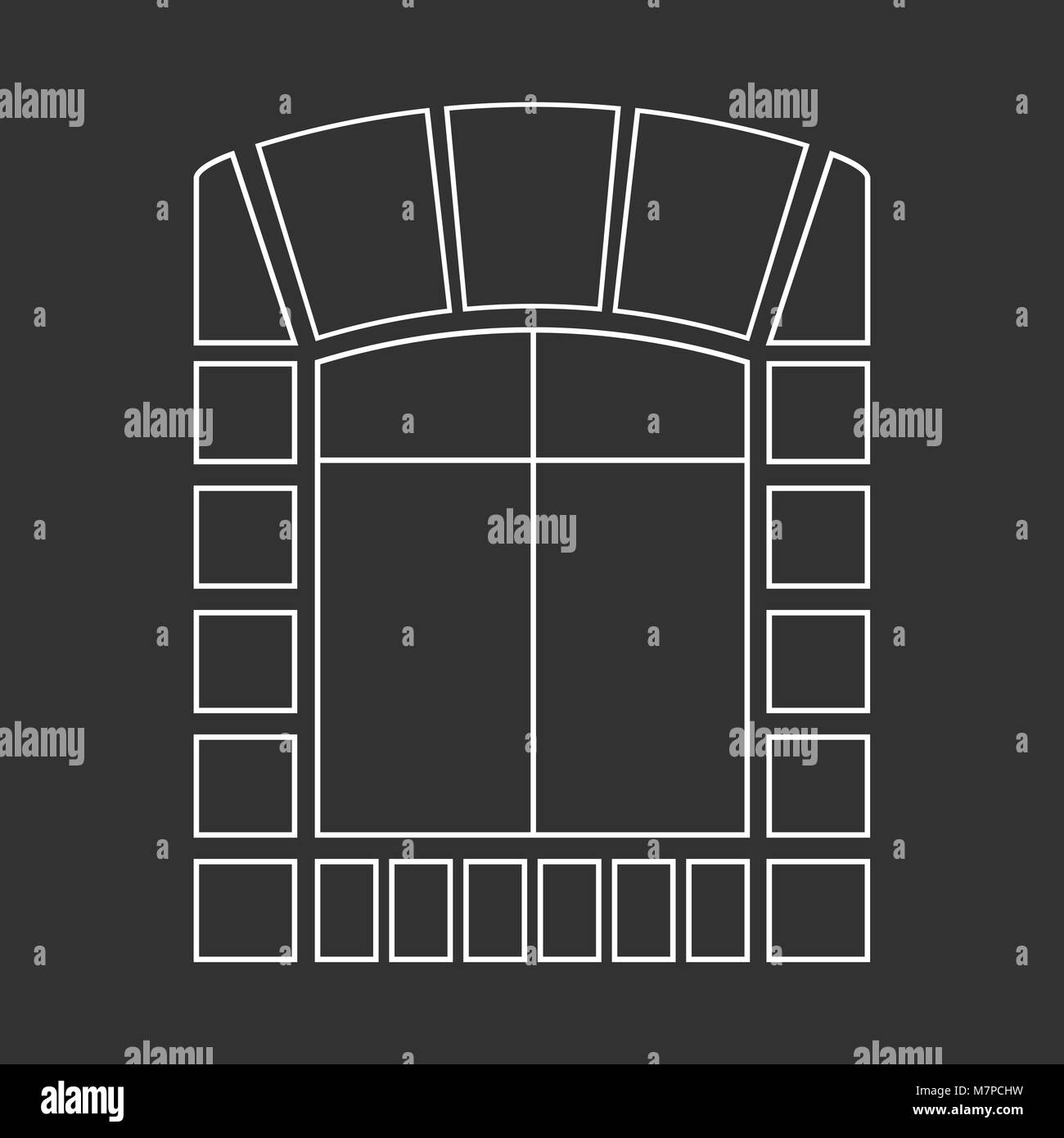 Window on the wall Stock Vector Image & Art - Alamy