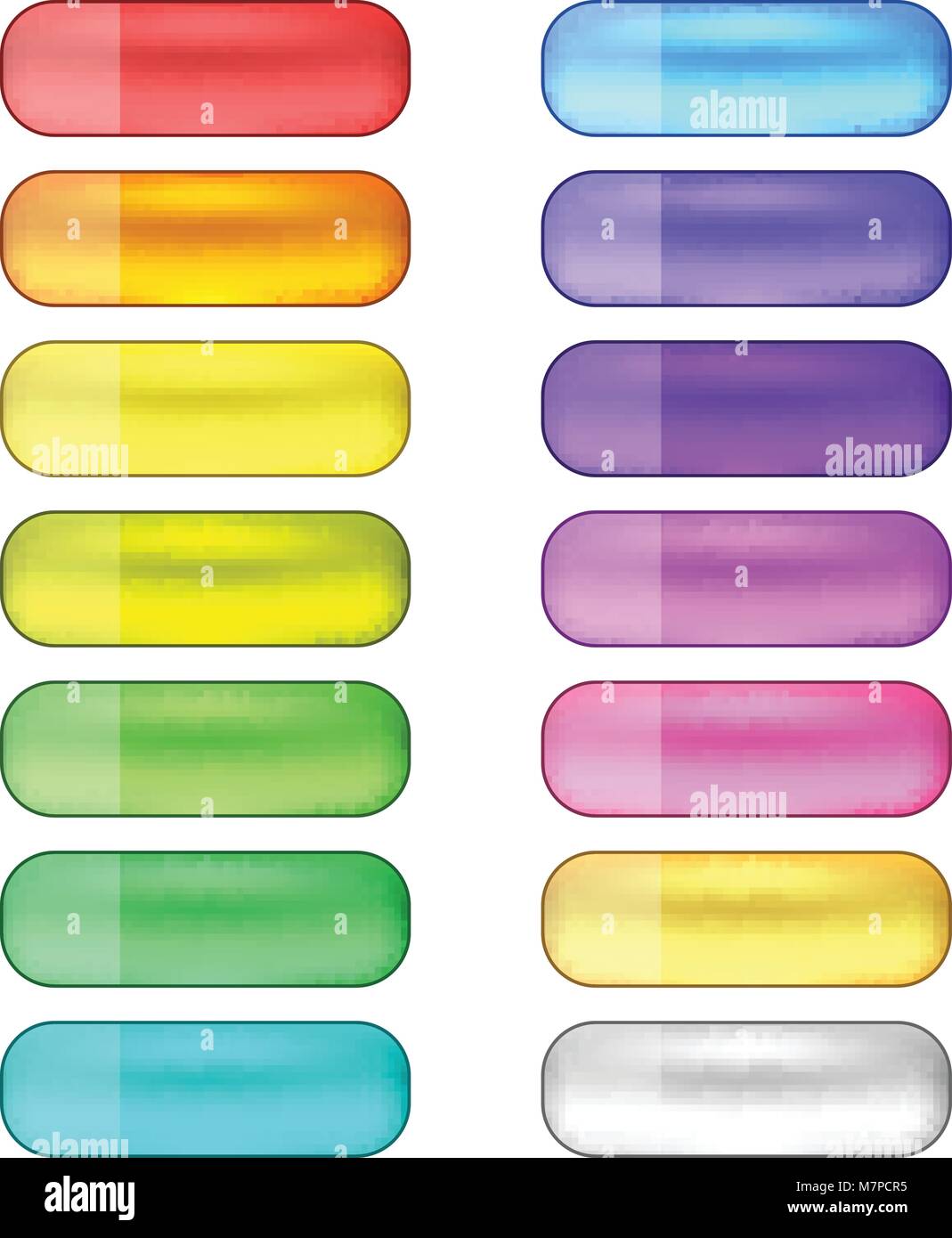 vector web buttons set Stock Vector Image & Art - Alamy